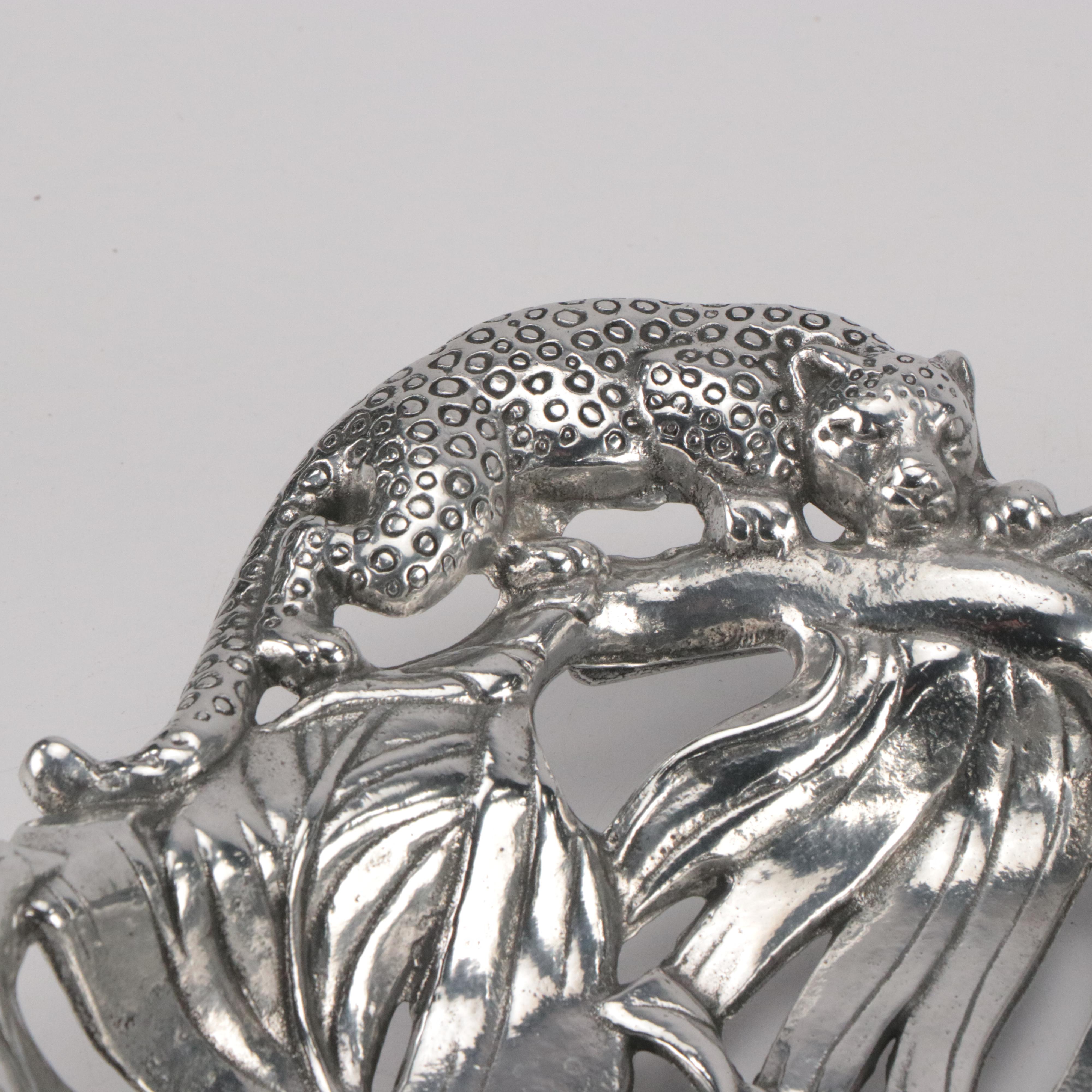 Mariposa Metal Leopard Centerpiece with More Table Accessories ...