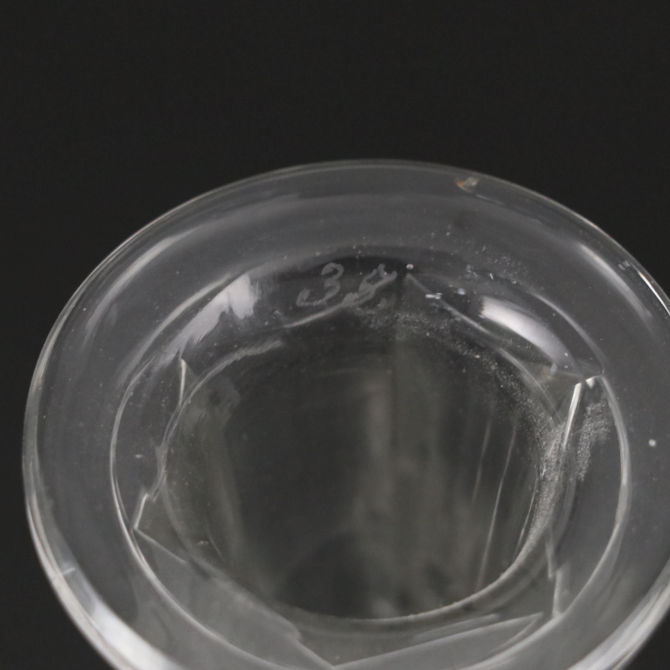 European Intaglio Glass Decanter, Late 19th/Early 20th Century ...