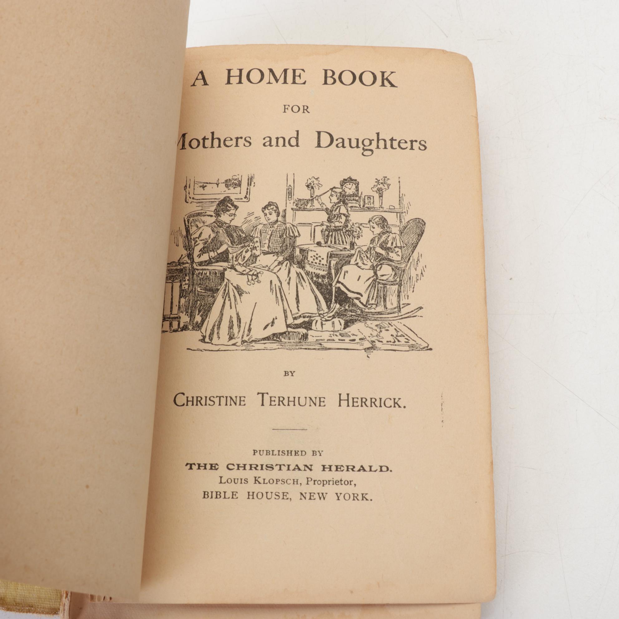 Christian Herald Library Collection Including "Crumbs Swept Up", 1897 ...