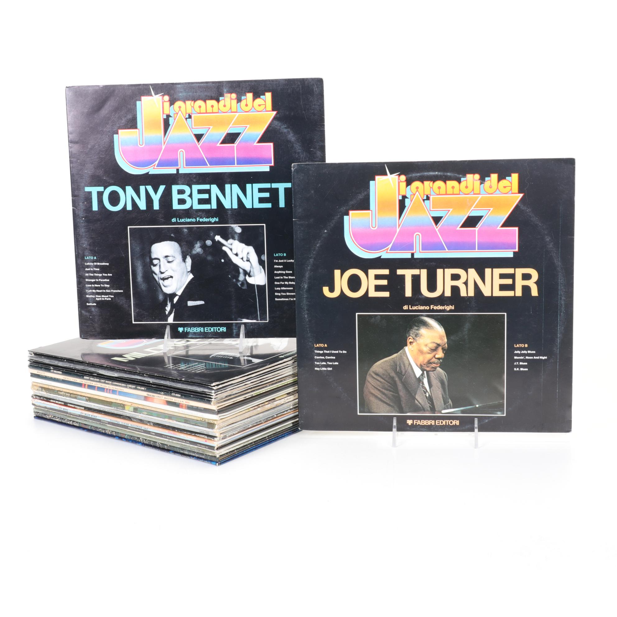 Jazz Vinyl Record Collection With Italian Label Retrospectives of Jazz ...