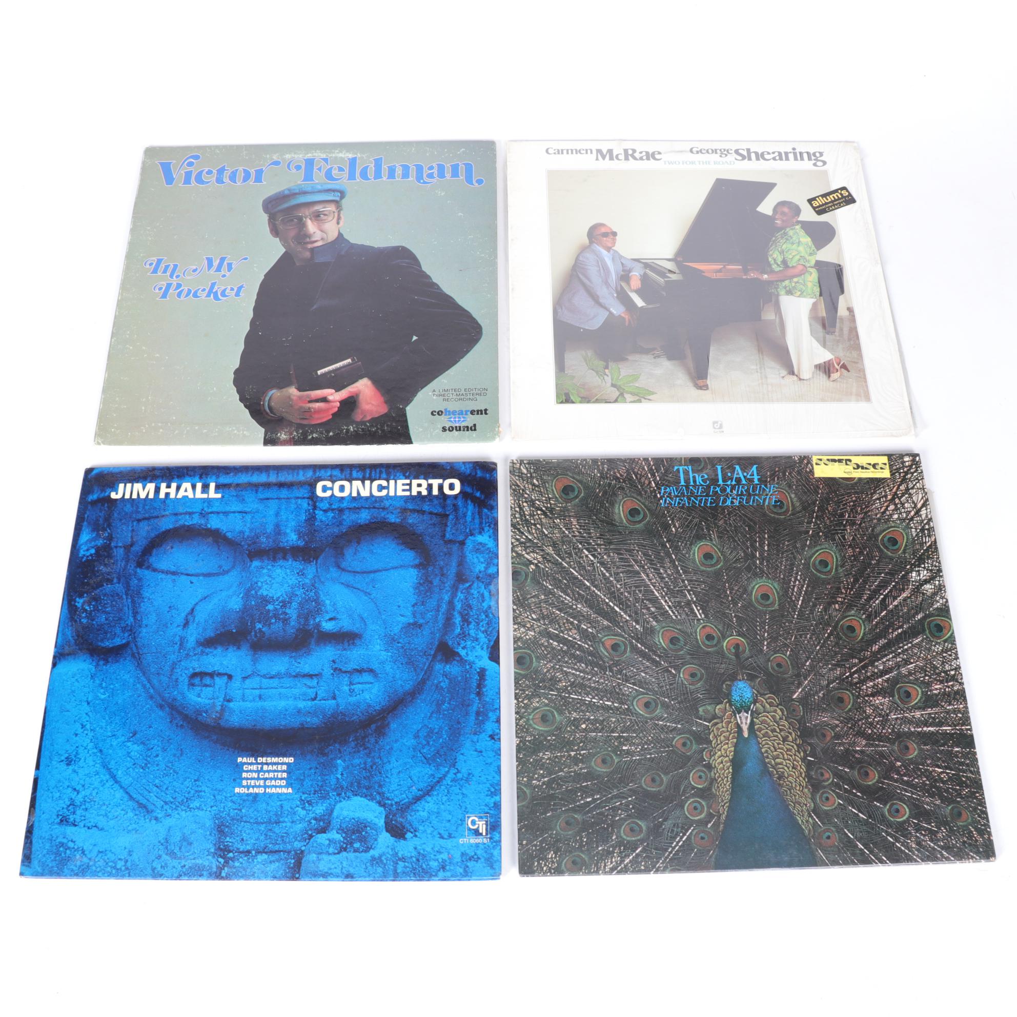 Jazz Vinyl Record Collection With Italian Label Retrospectives of Jazz ...