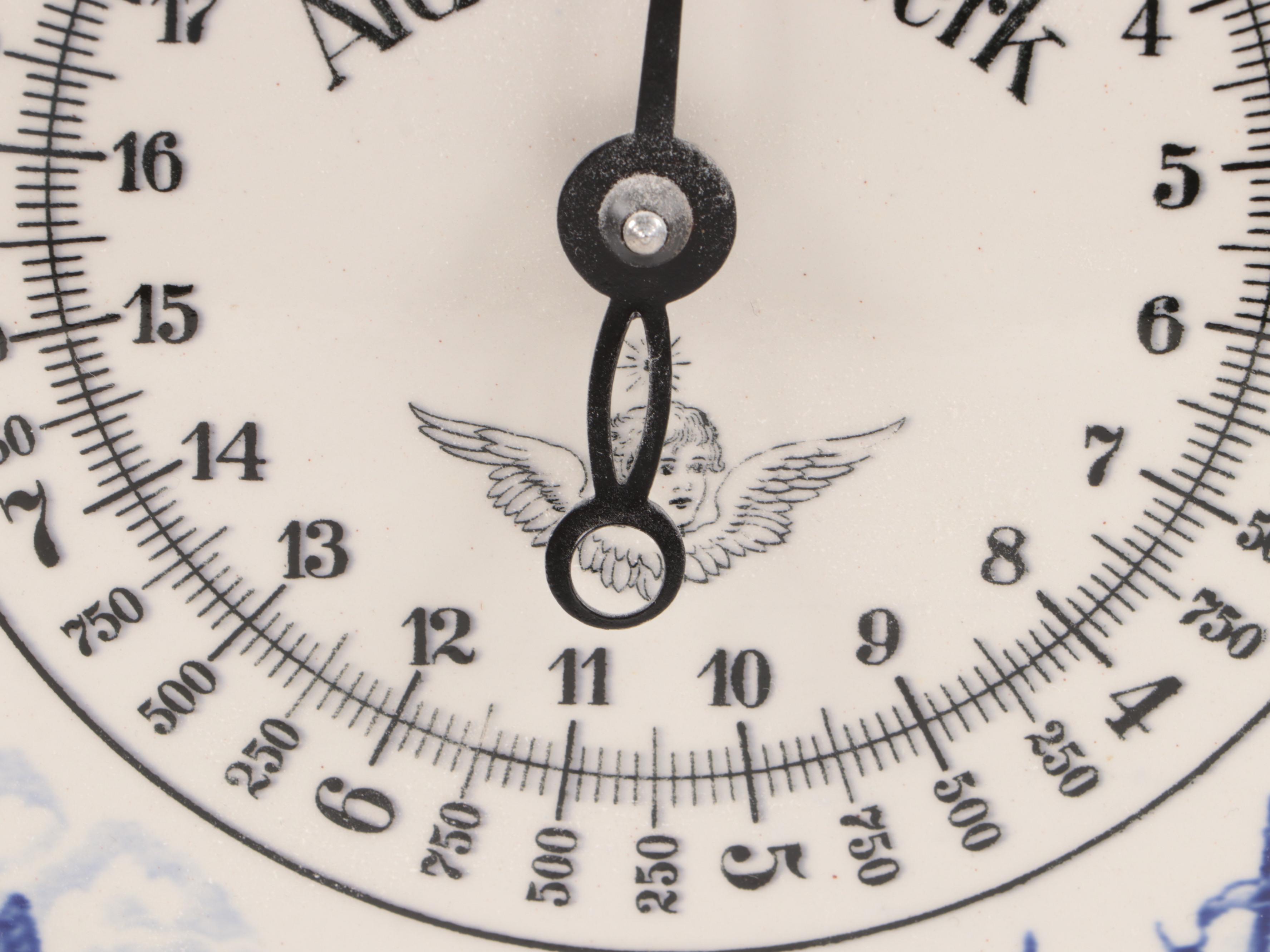 Dutch Alexanderwerk Ceramic and Brass Kitchen Scale and Weights ...