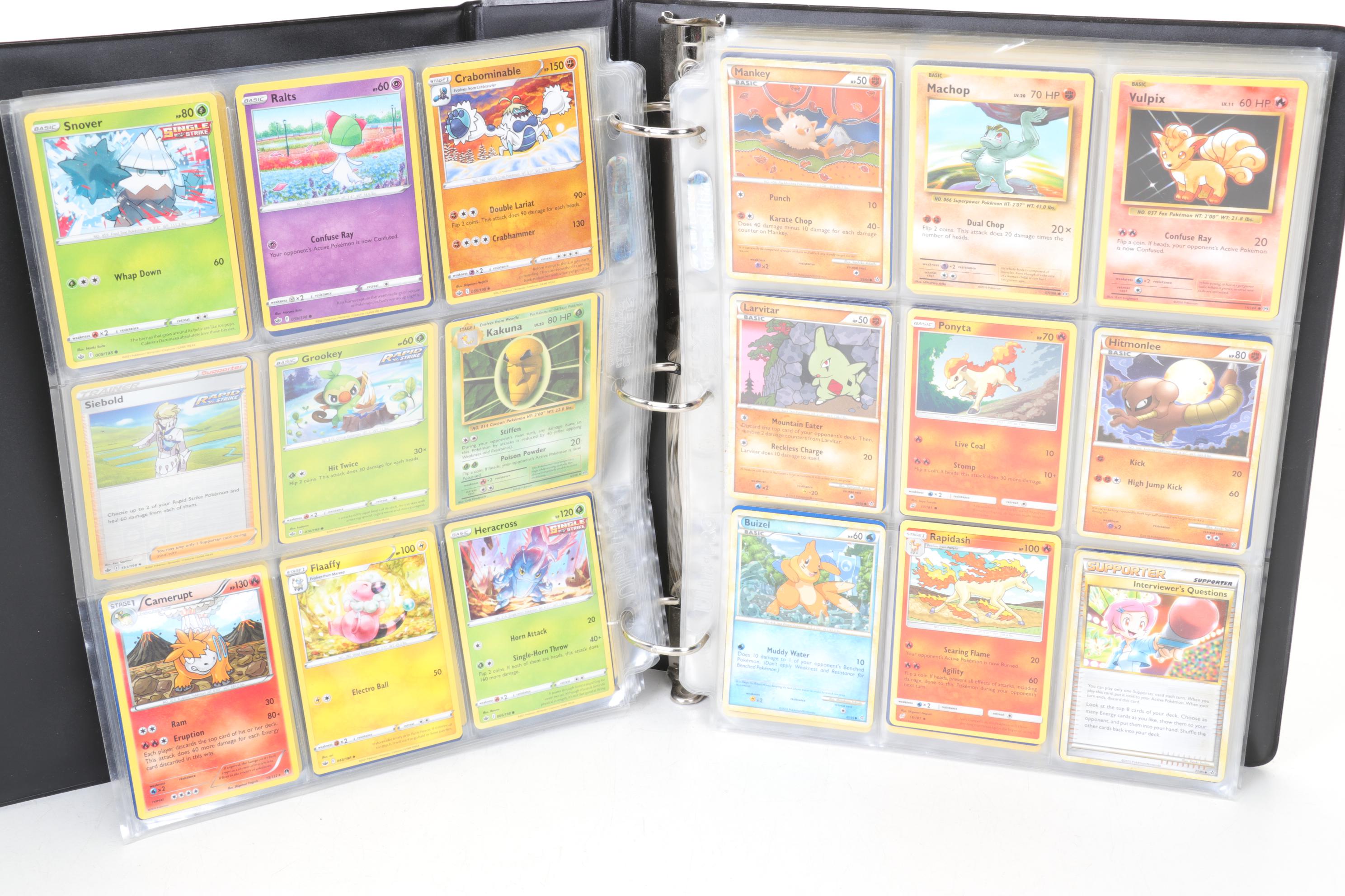 Pokémon Card Collection Featuring Base Set Vulpix and More, 1990s–2020s ...