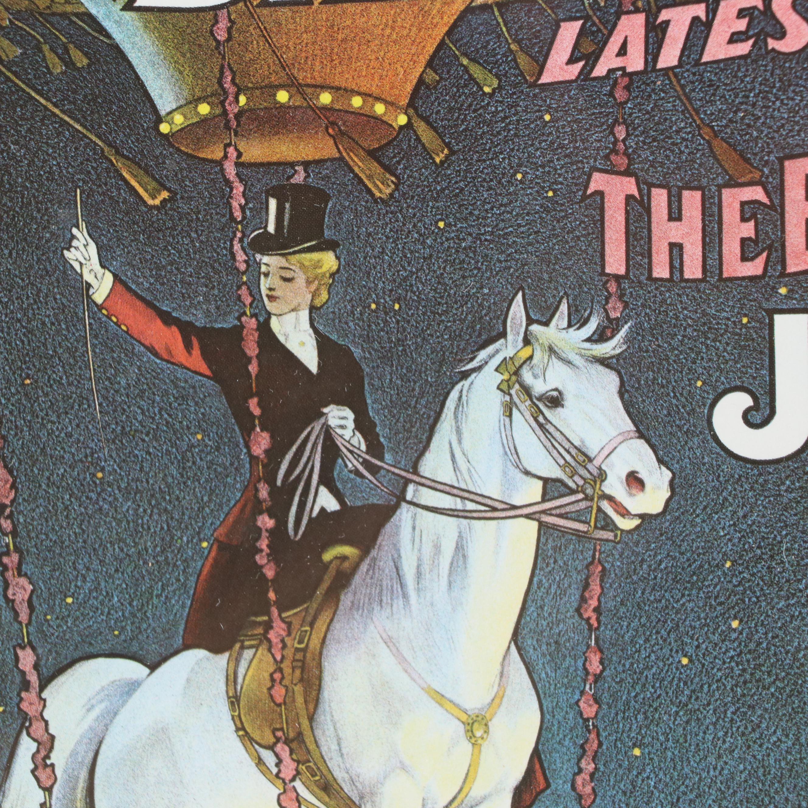 Five Prints of Various Strobridge Circus Posters | Everything But The House