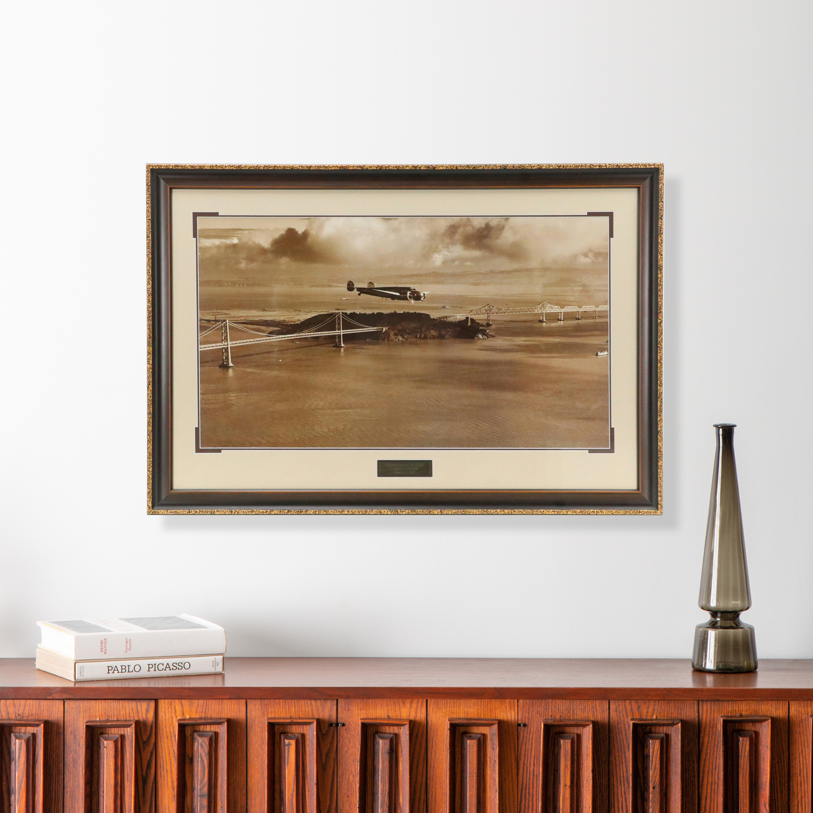 Offset Lithograph Poster "Amelia Earhart In Flight" | Everything But ...