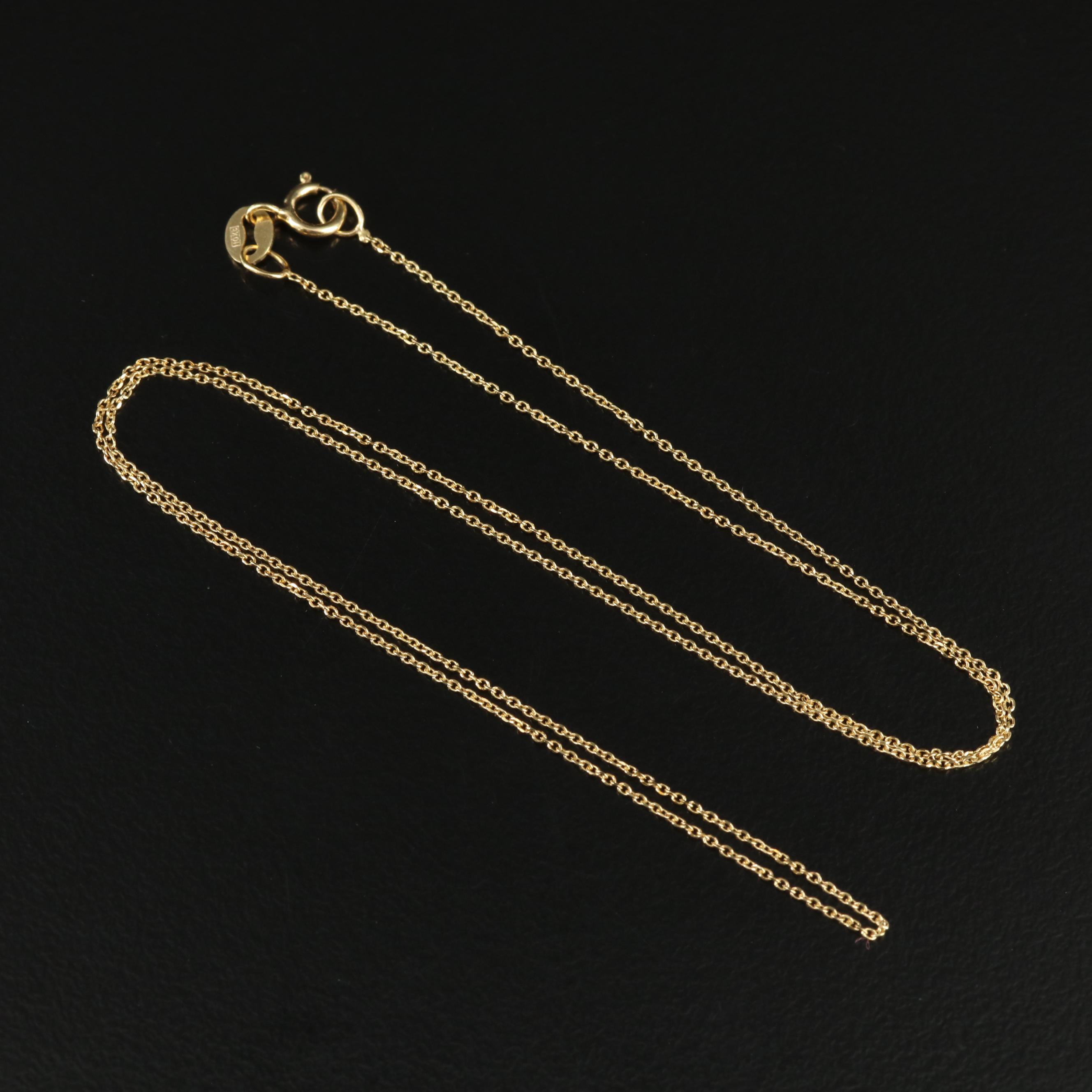 10K Rolo Chain Necklace | Everything But The House