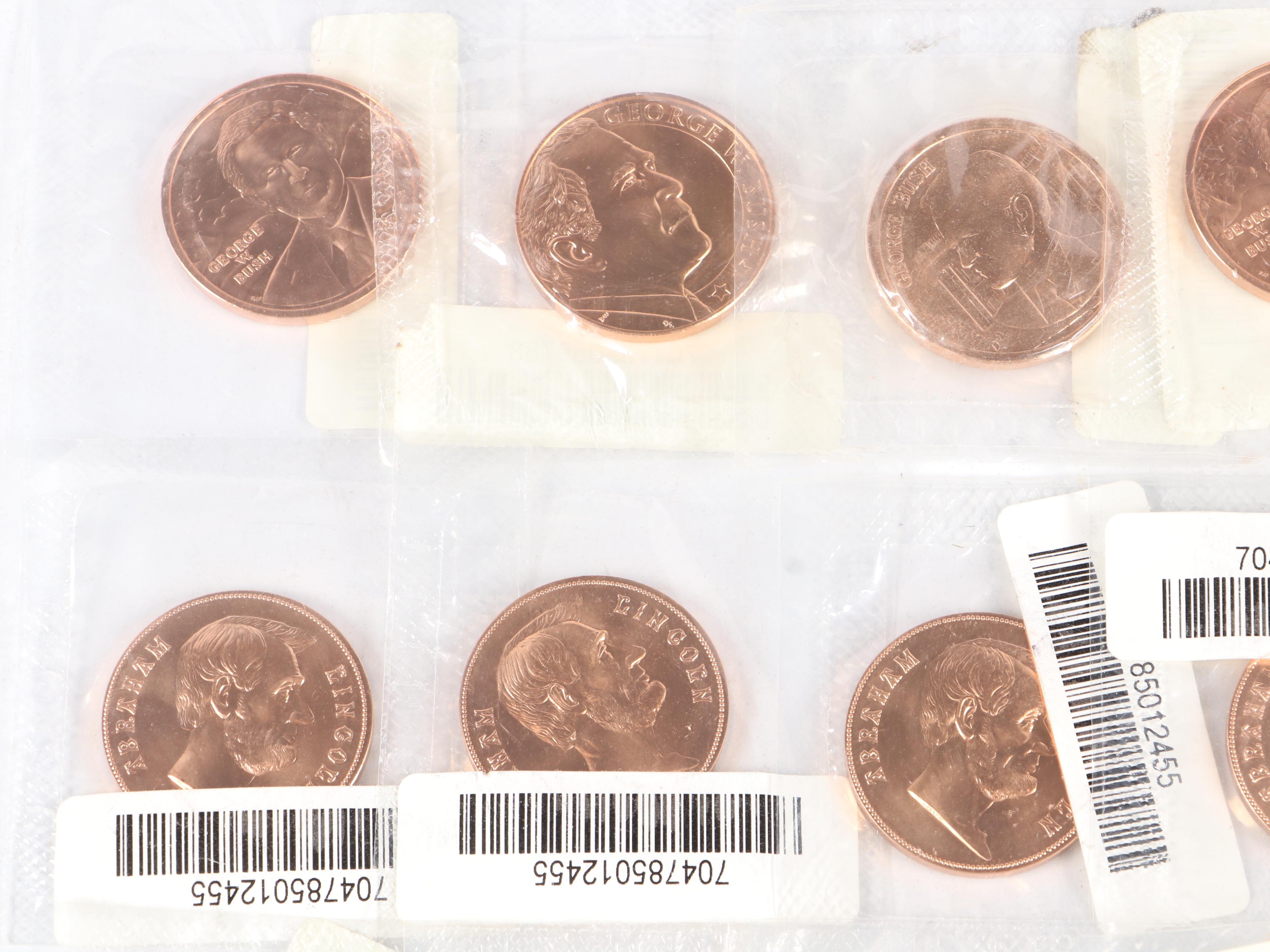 Presidential Coins Featuring Abraham Lincoln, John F. Kennedy, and More ...