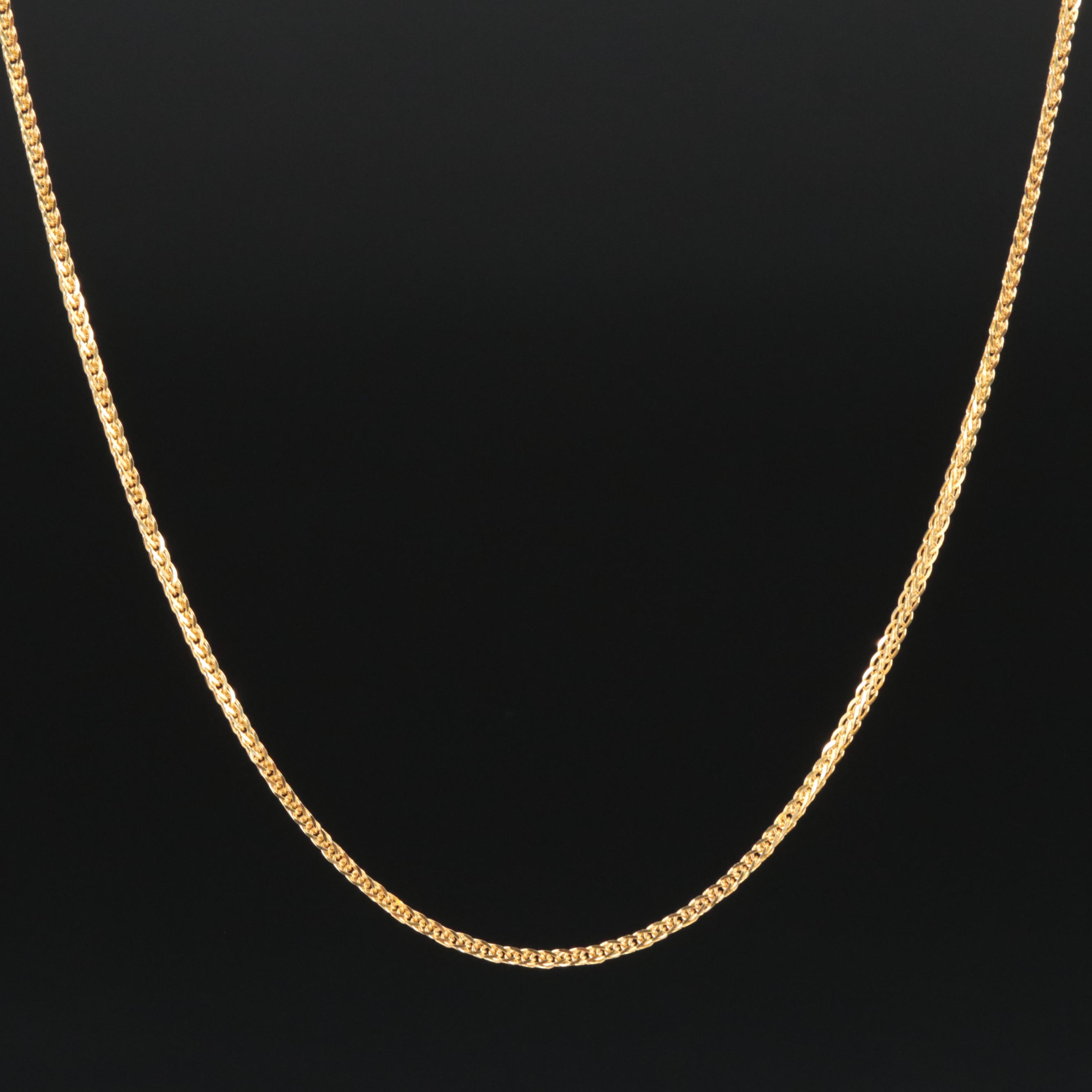 18K Fancy Link Necklace | Everything But The House