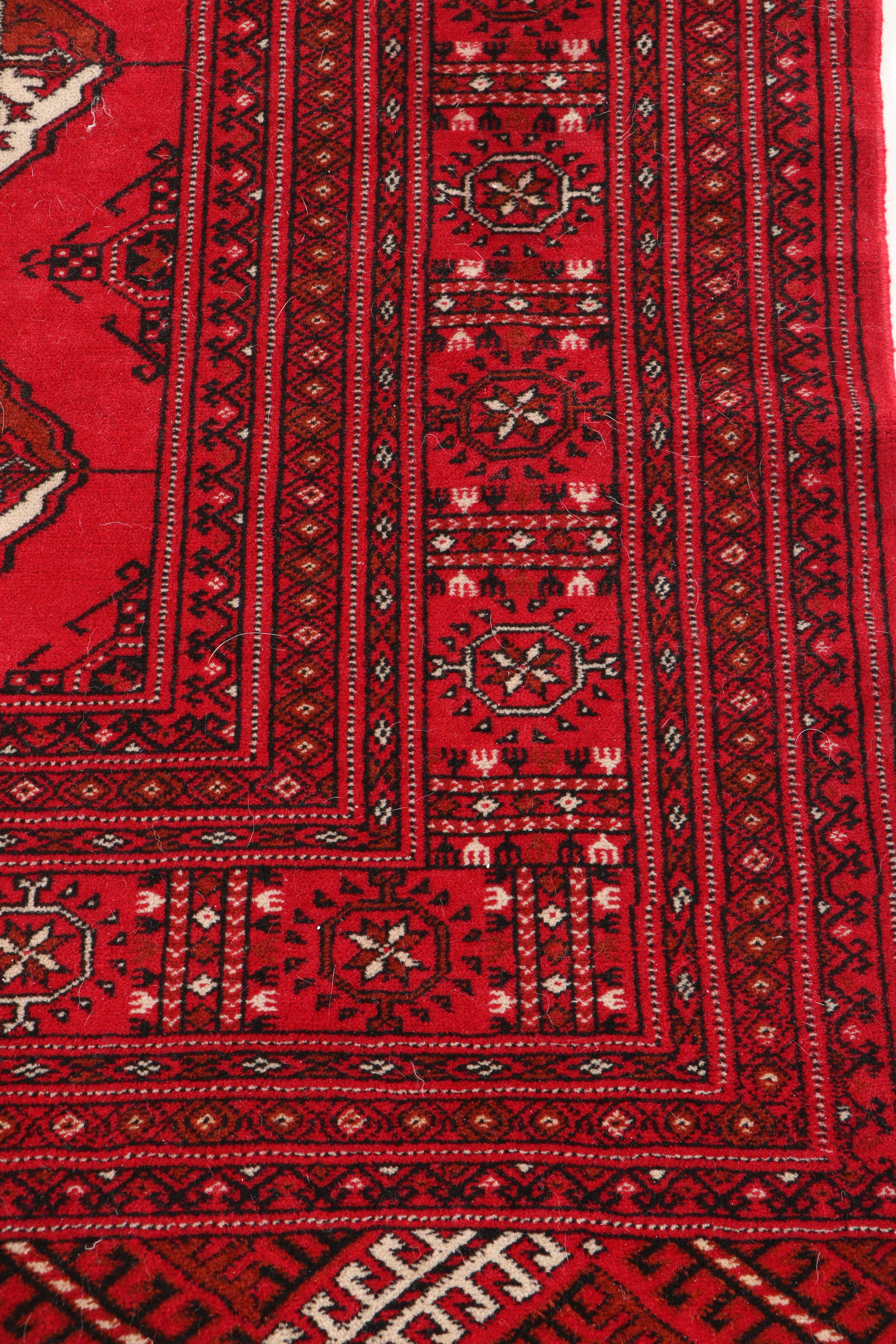 6'7 x 10' Hand-Knotted Pakistani Bokhara Area Rug | Everything But The ...