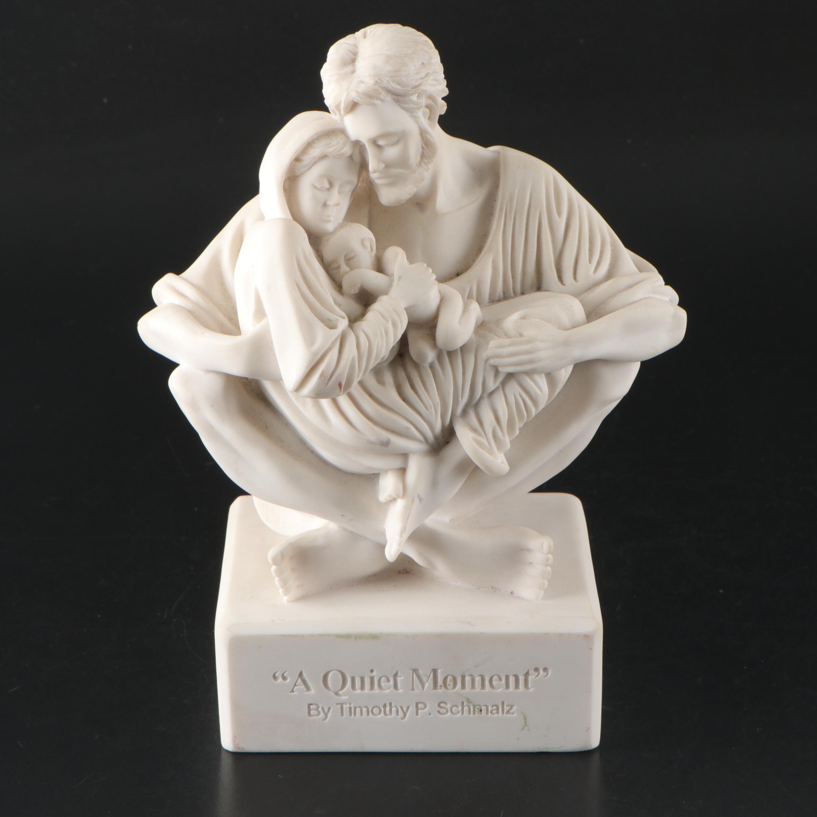 Timothy Paul Schmalz Composite Stone Sculpture "A Quiet Moment," 1999 ...