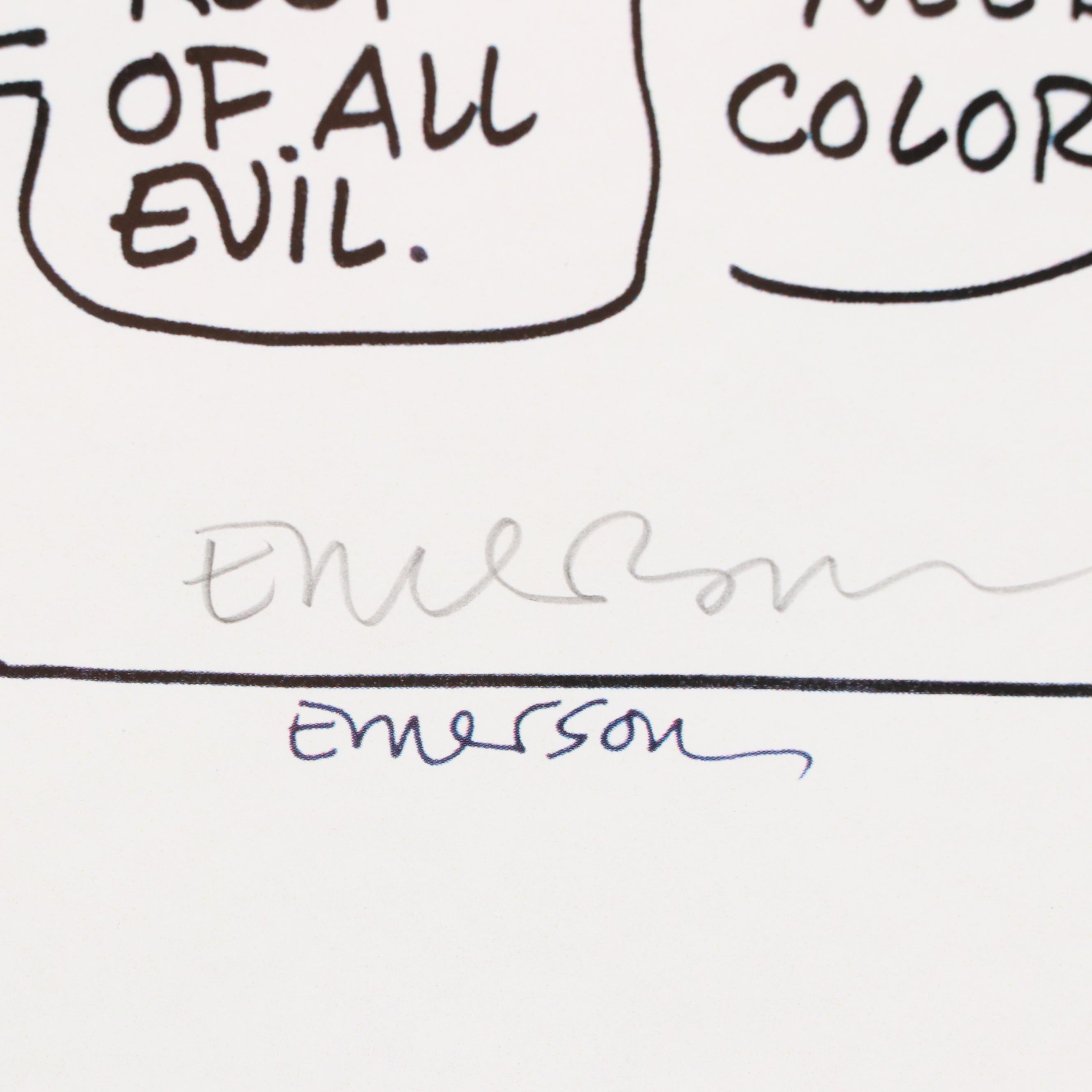 Emerson Quilin Cartoon Digital Prints, 21st Century | Everything But ...