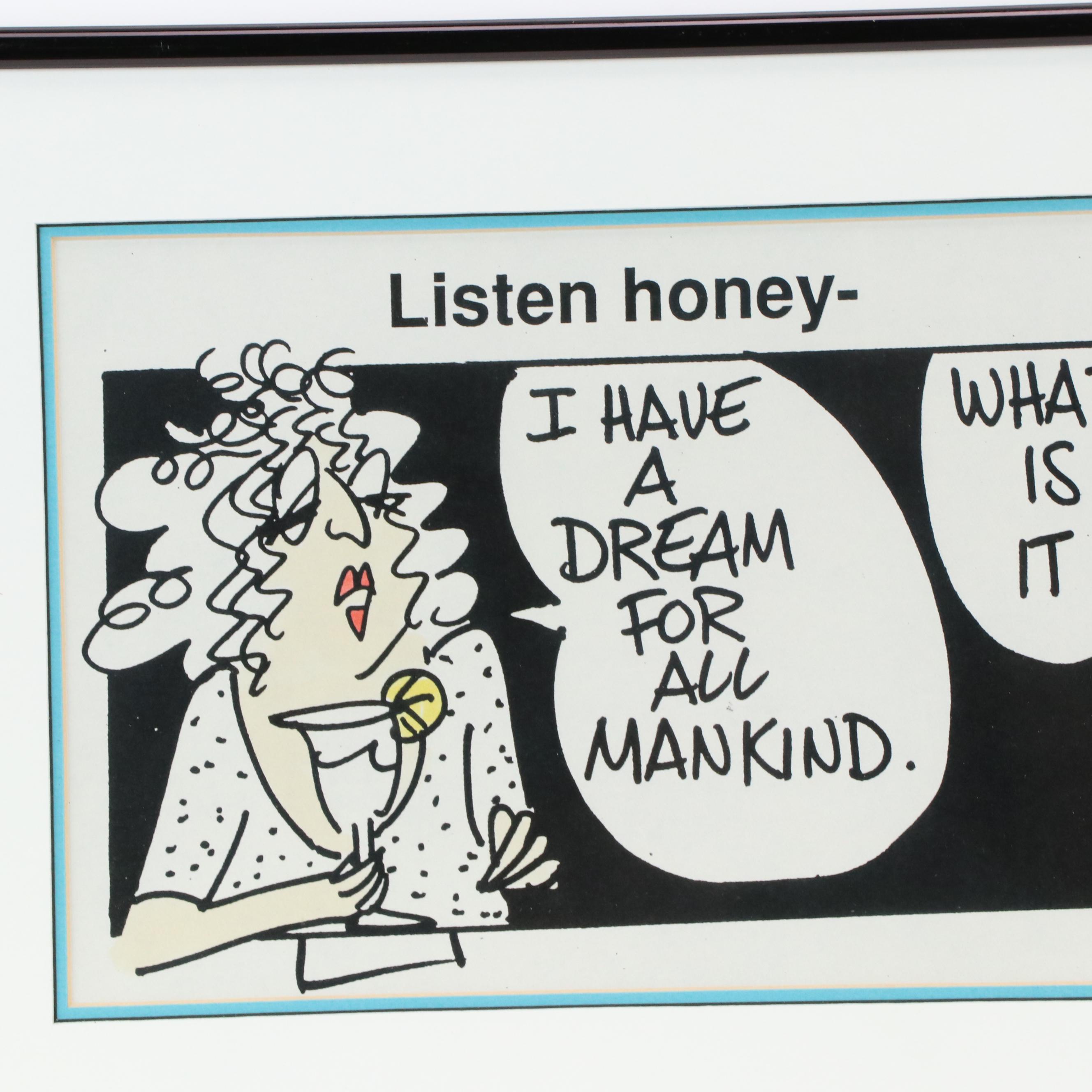 Emerson Quilin Cartoon Digital Print, 1994 | Everything But The House