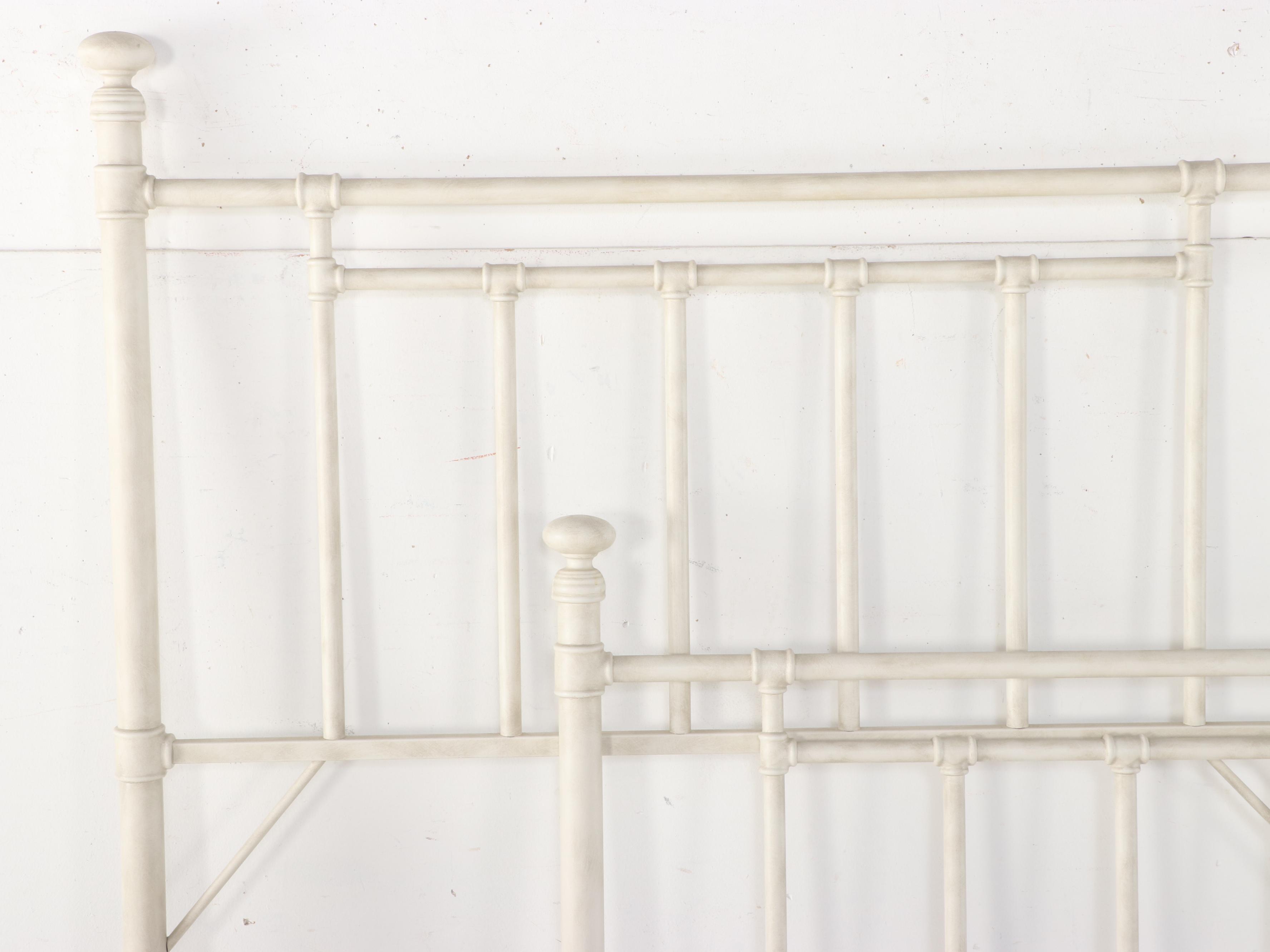 Edwardian Style Painted Metal Bed Frame | Everything But The House