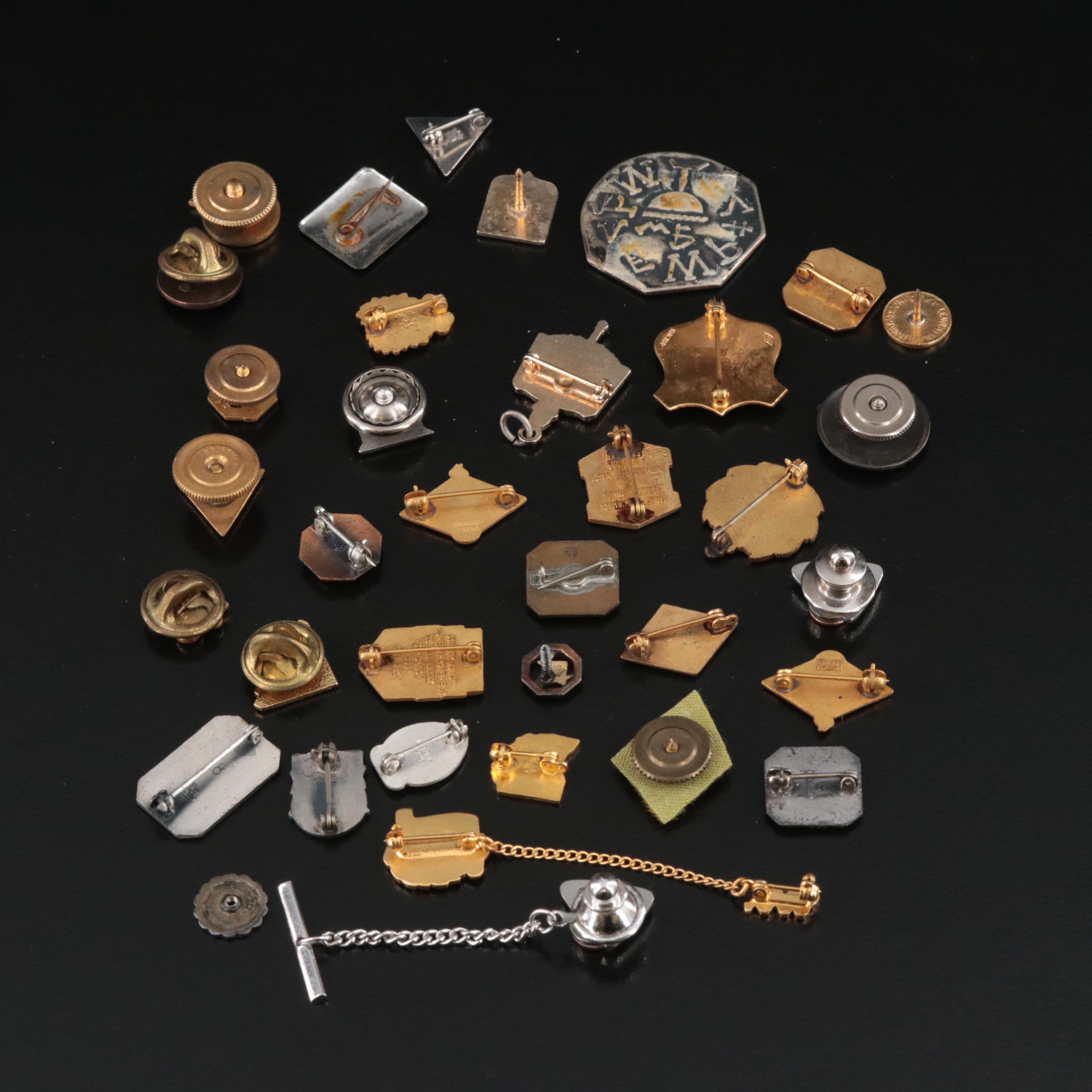Sterling, 10K and 14K Featured in Vintage Pin Collection | Everything ...
