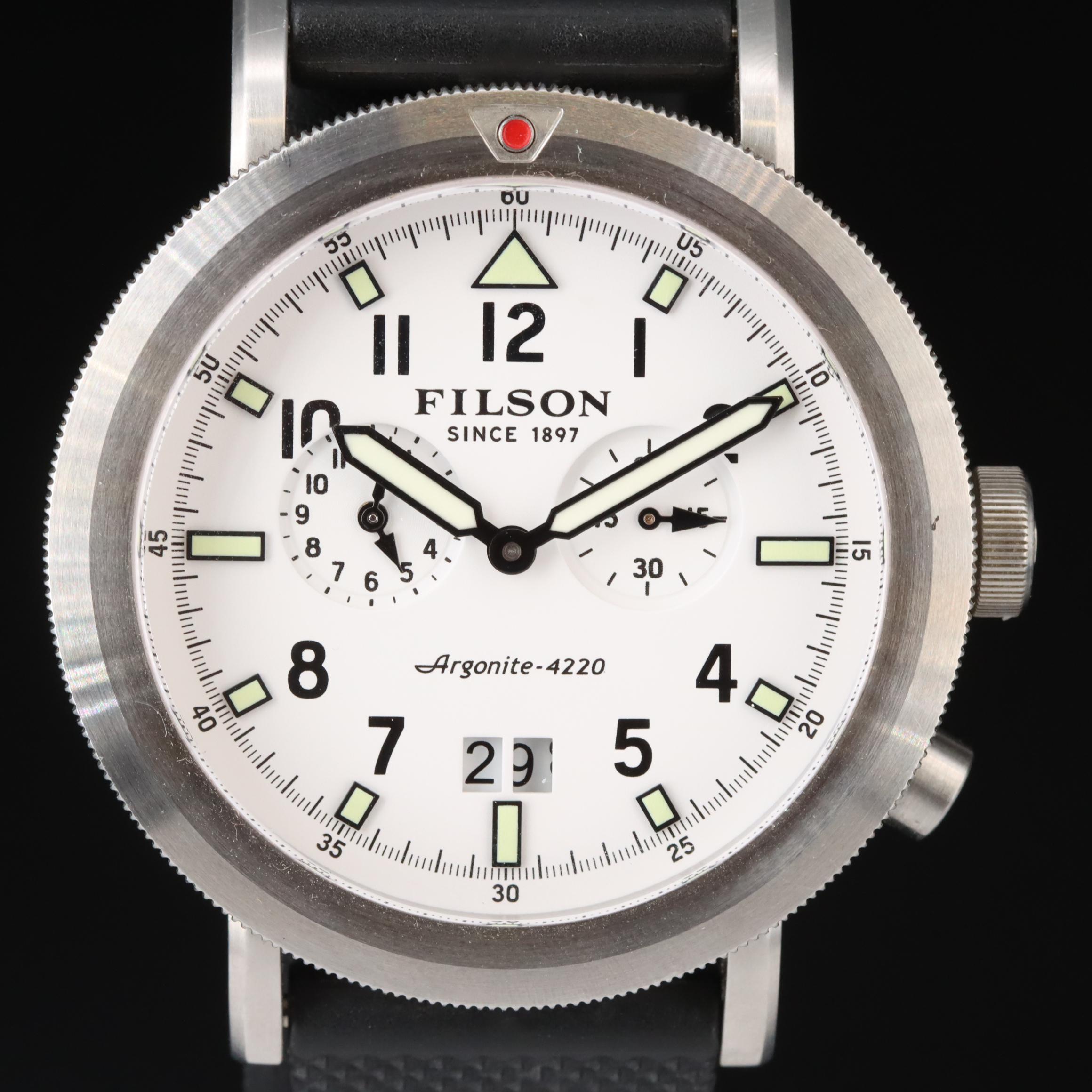 Shinola x Filson Scout Dual-Time Wristwatch | Everything But The House