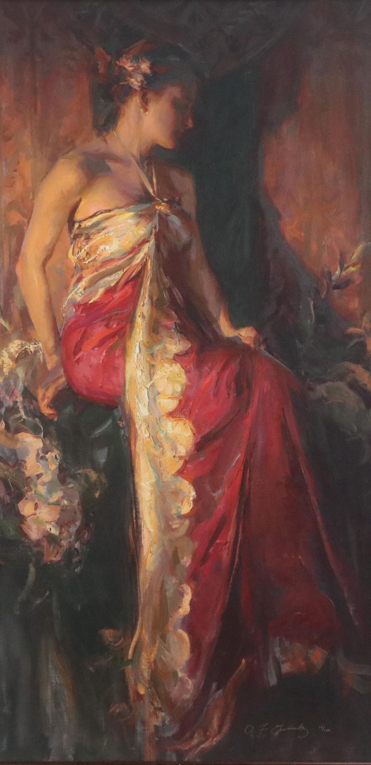 Daniel Gerhartz Portrait Giclée of Woman "Nouveau," 21st Century | EBTH