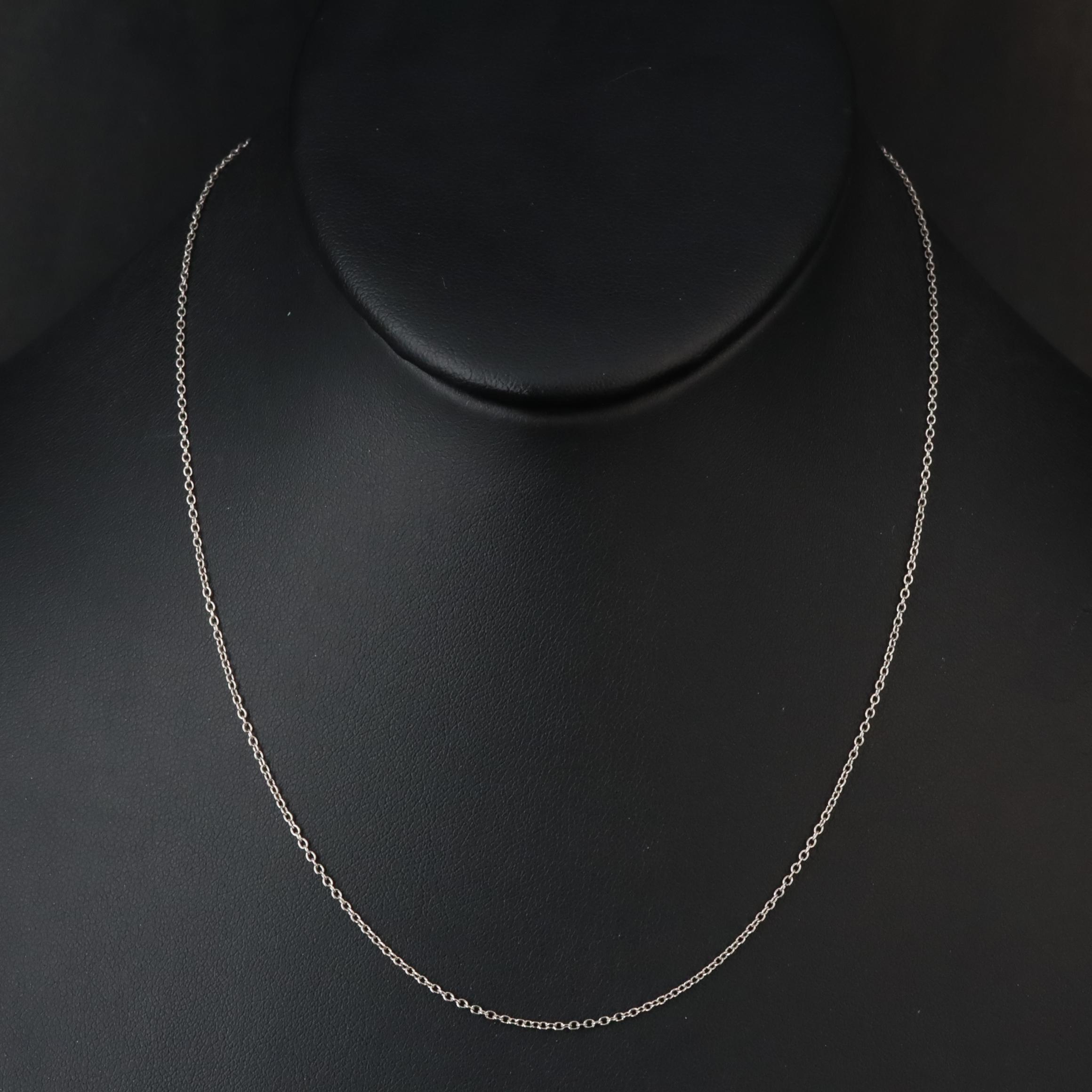Platinum Cable Chain Necklace | Everything But The House