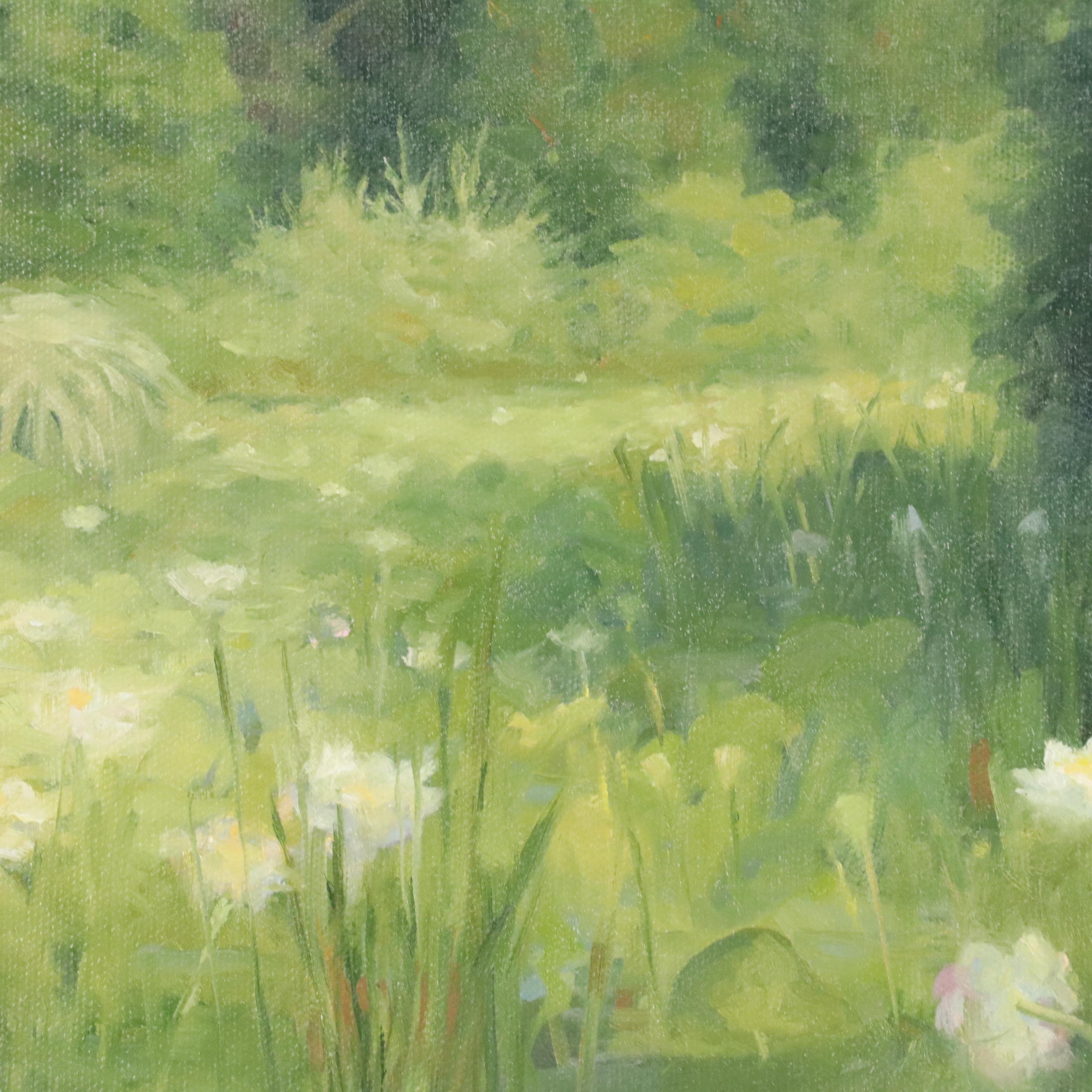 Jeff Morrow Landscape Oil Painting of Summer Field | Everything But The ...