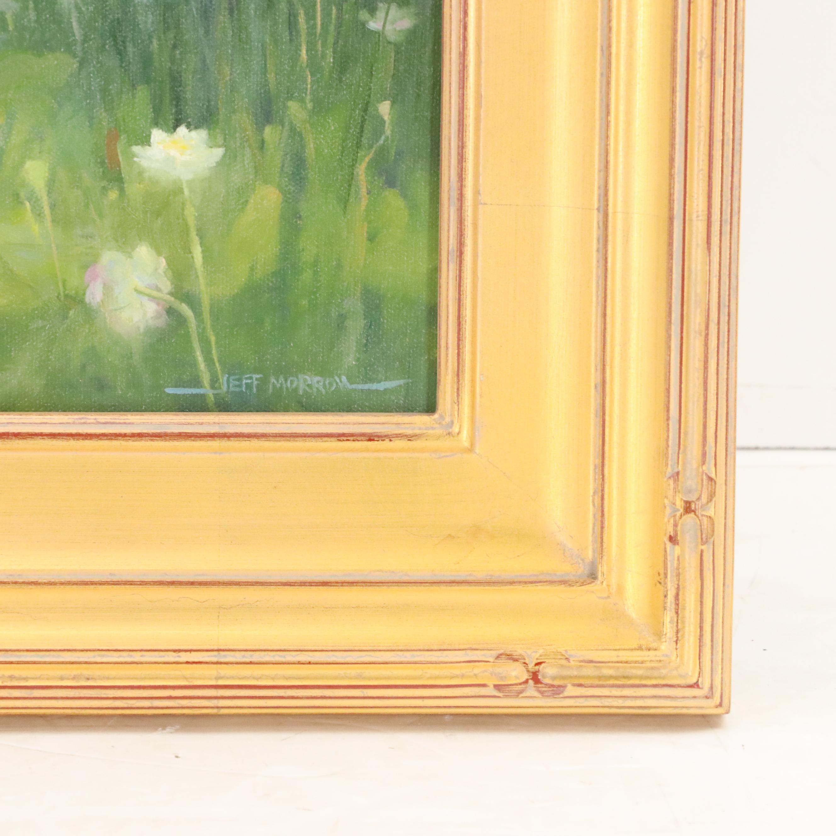 Jeff Morrow Landscape Oil Painting of Summer Field | Everything But The ...