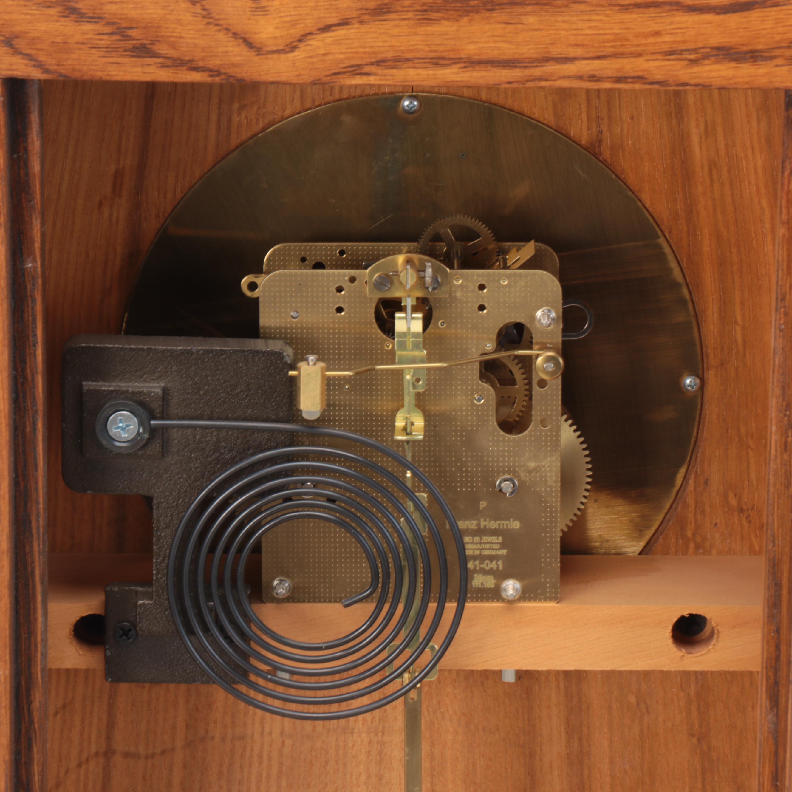 Stickley Craftsman Style Oak Mantel Clock | Everything But The House