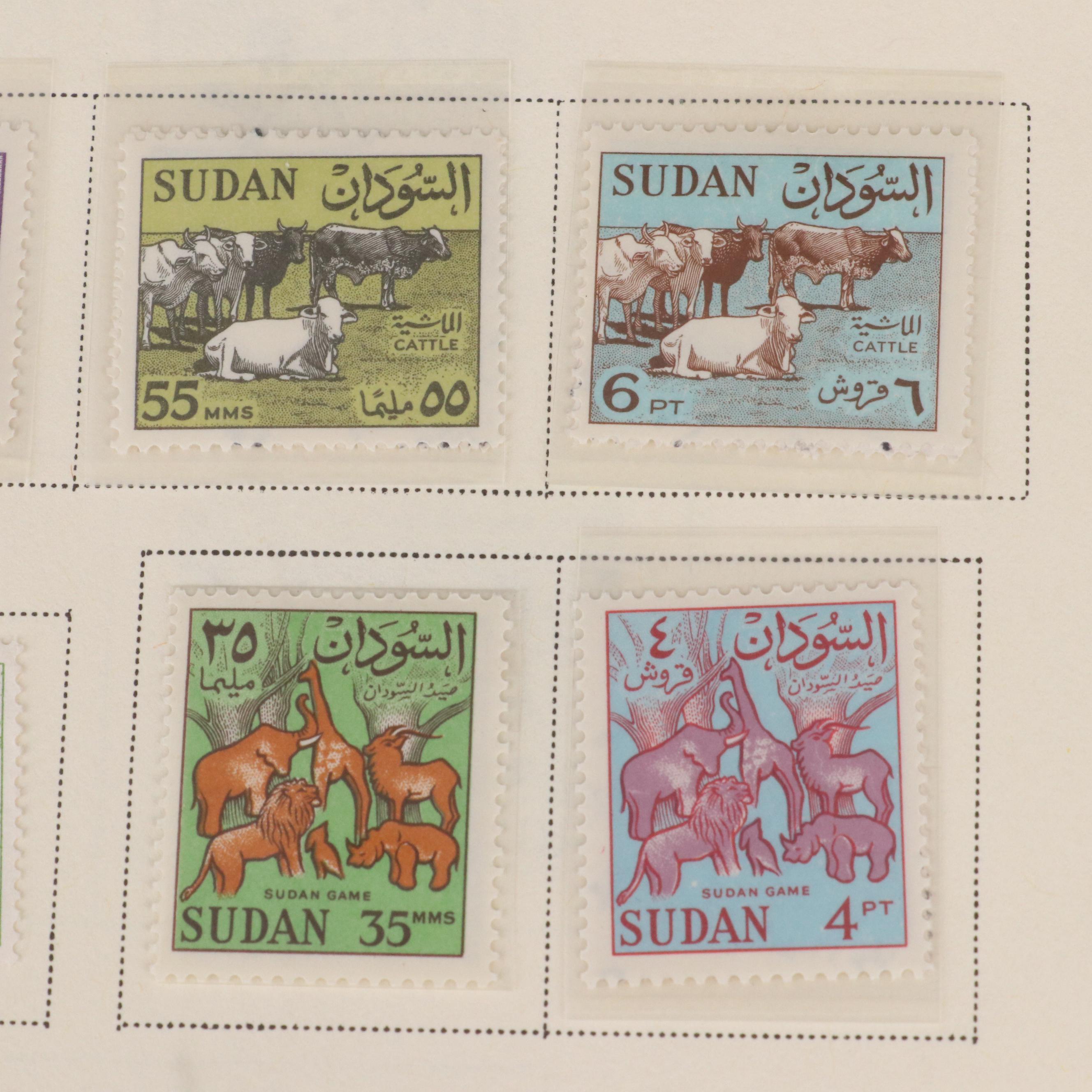 Postage Stamp Collection from Sudan, U.N. Stamps, and More | Everything ...