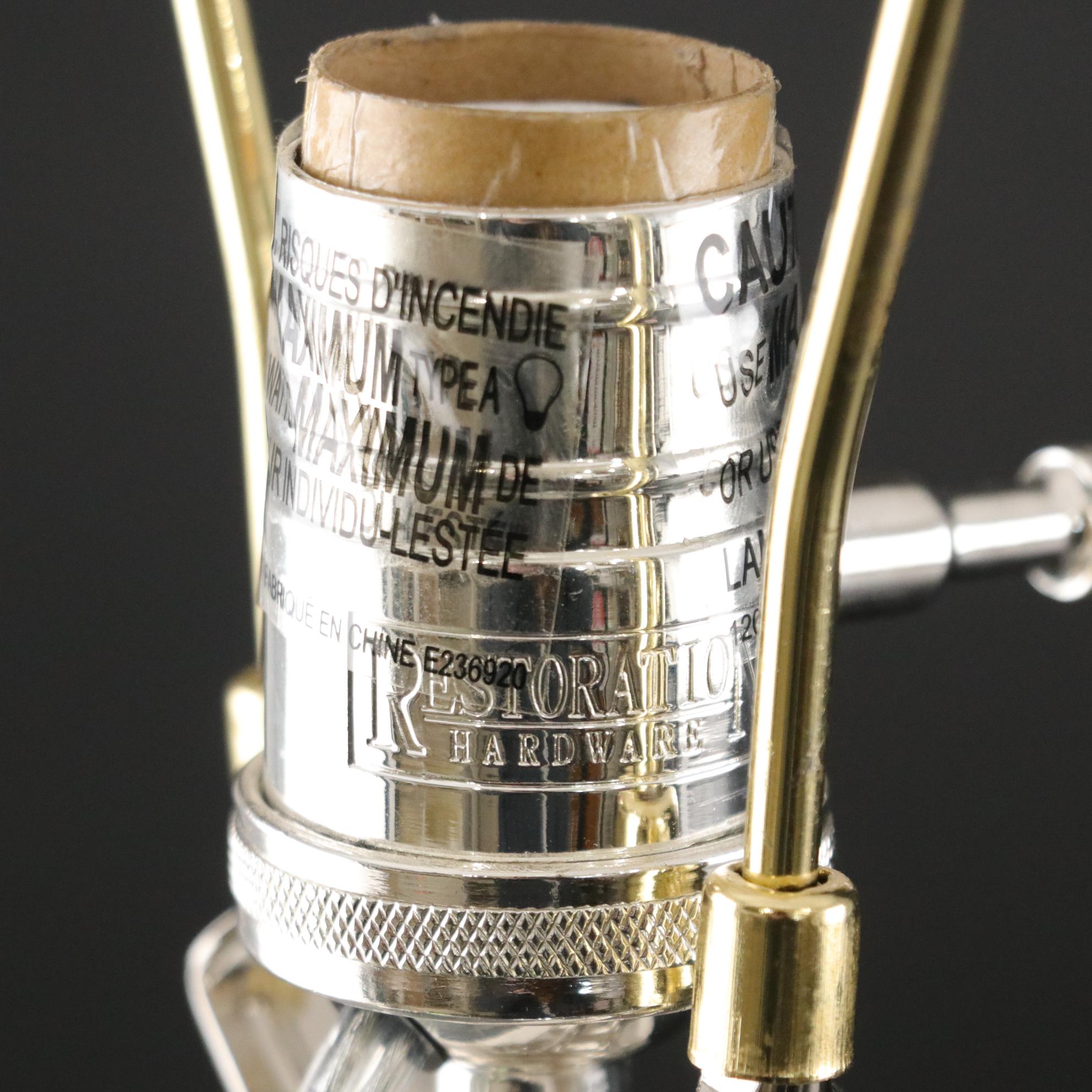 Contemporary Rectangular Glass Table Lamp | EBTH