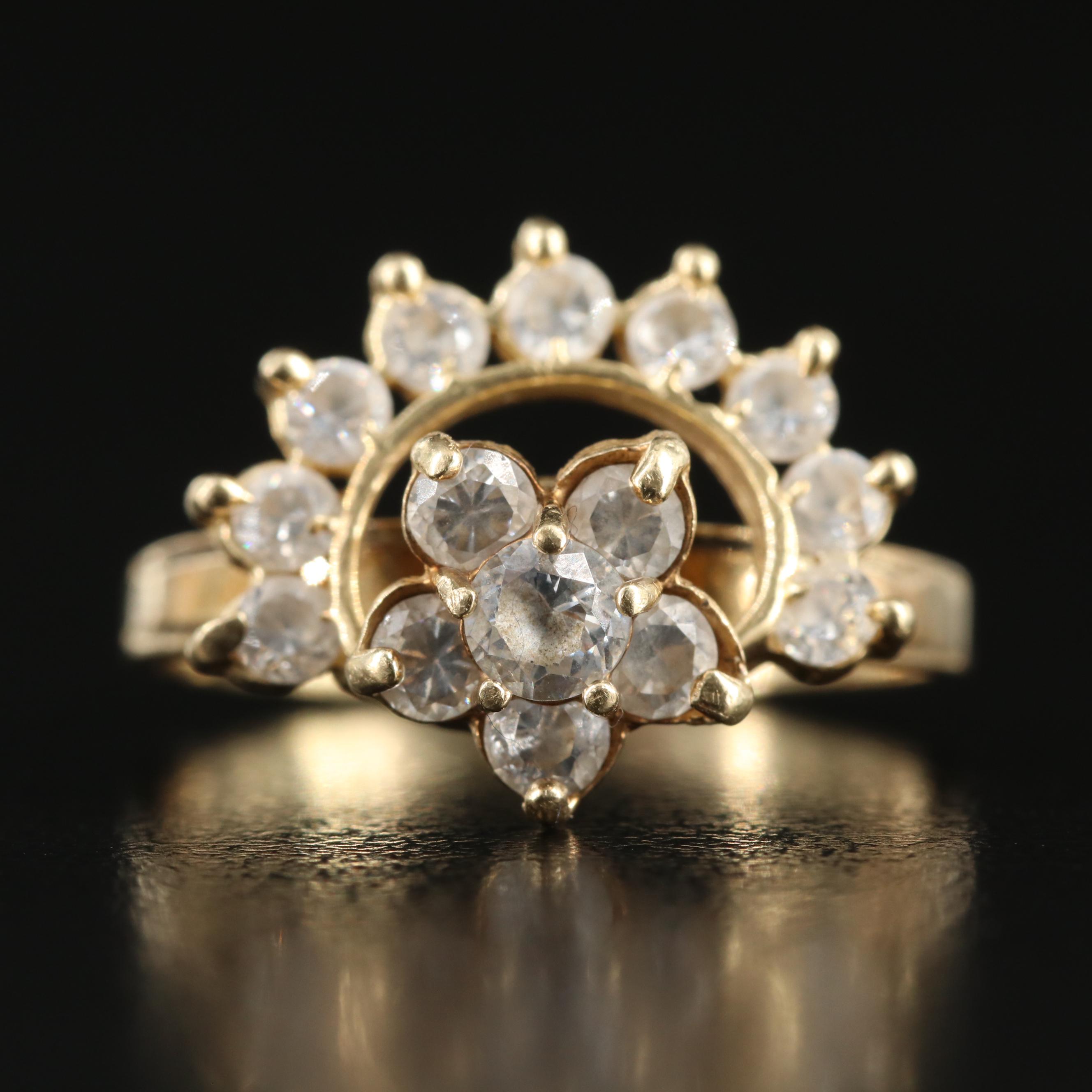 14K CZ Articulated Ring | Everything But The House