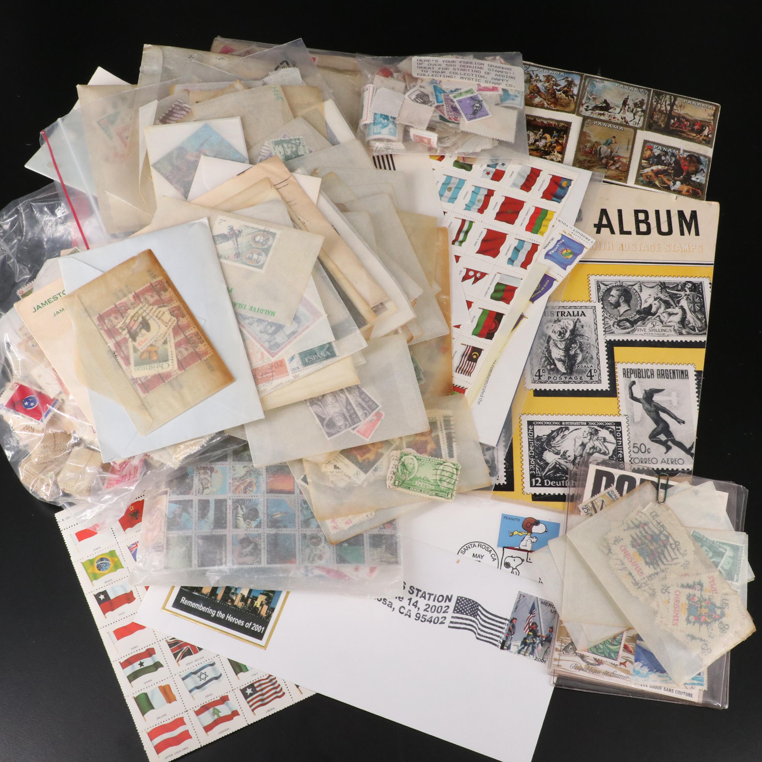 Large Assortment of U.S. and World Postage Stamps | Everything But The ...