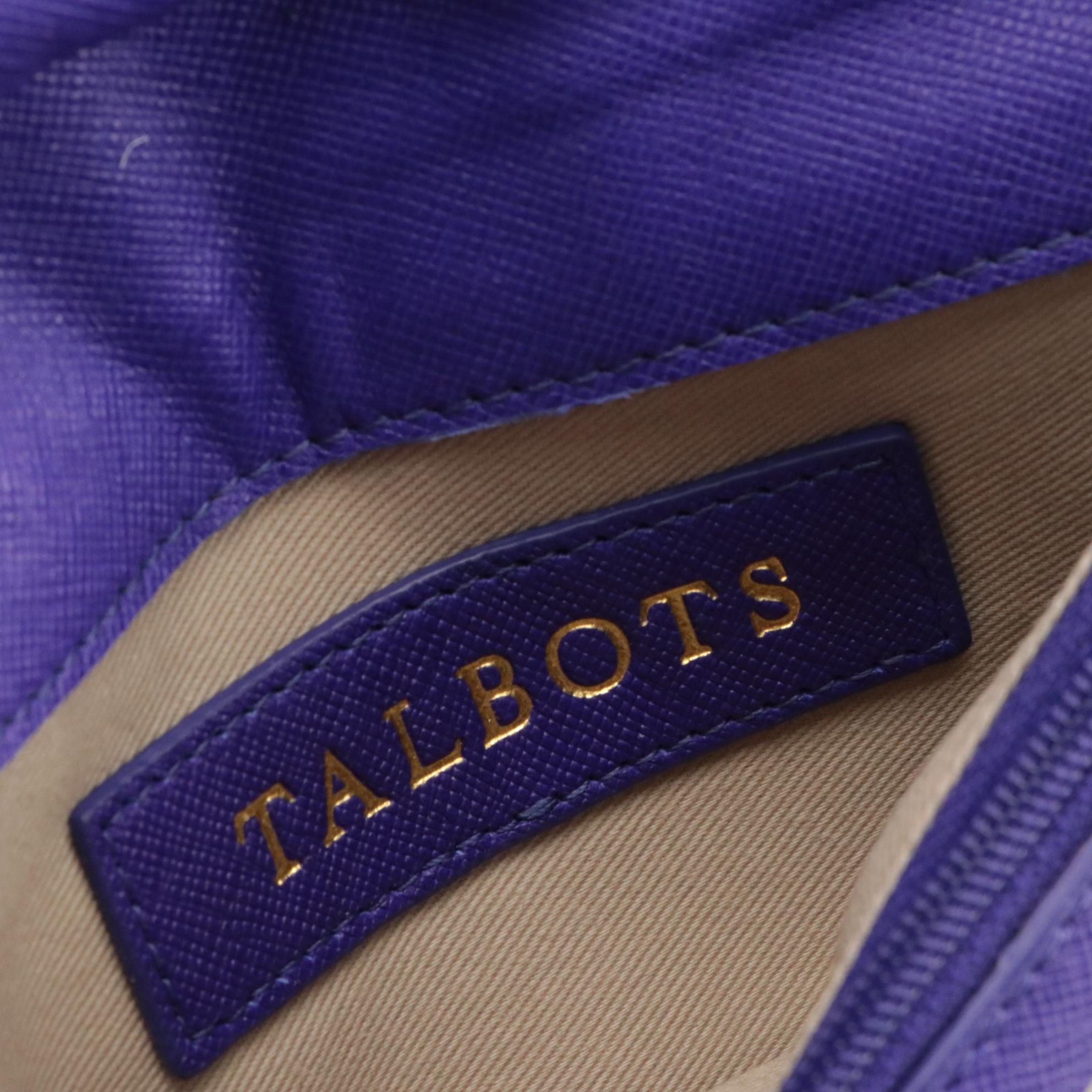 Talbots Saffiano Leather and Nicole Miller Embossed PVC Zip Around ...