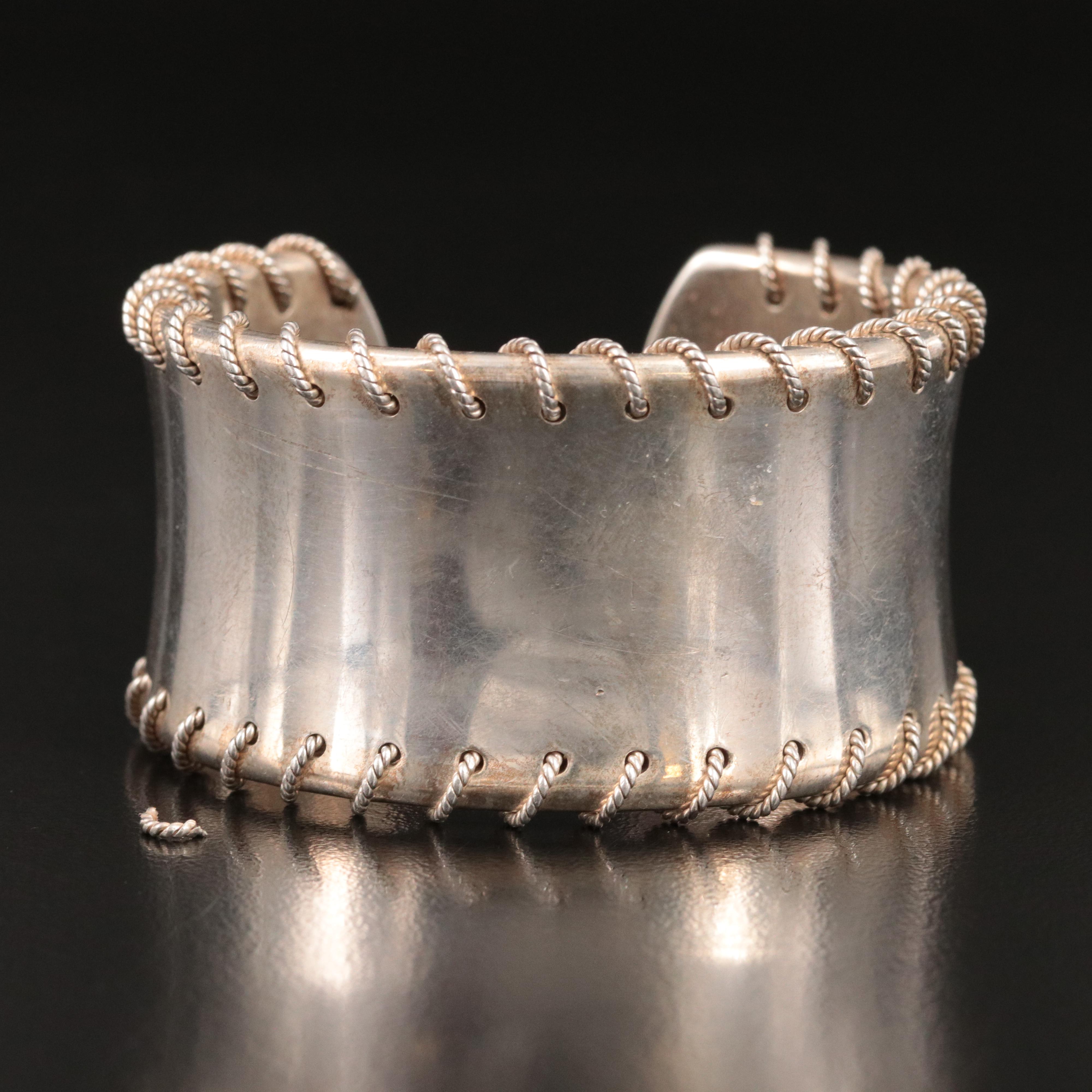 Tiffany & Co. Sterling Stitch Cuff Bracelet | Everything But The House