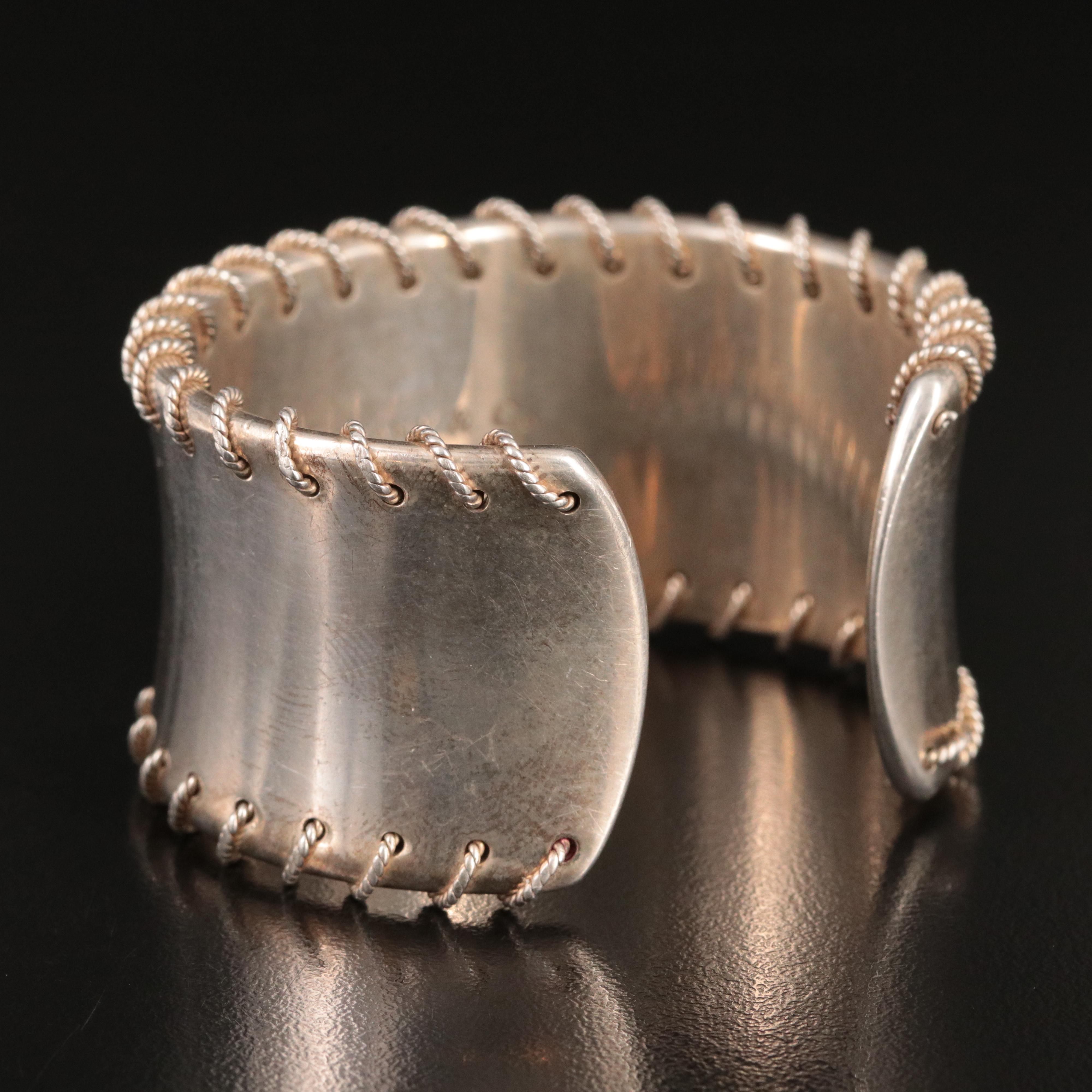 Tiffany & Co. Sterling Stitch Cuff Bracelet | Everything But The House