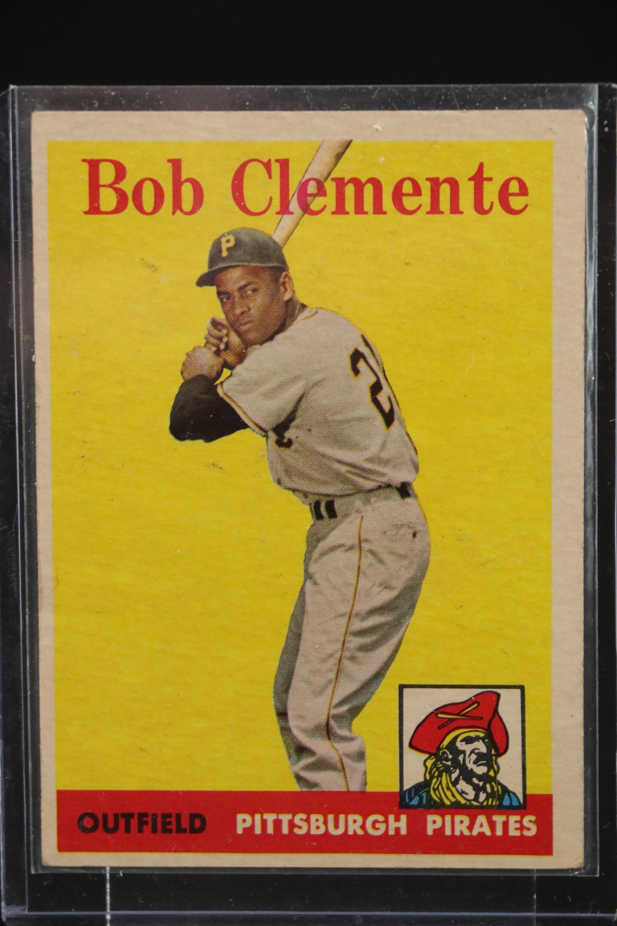 1958 Roberto Clemente Pittsburgh Pirates #52 Baseball Card | Everything ...