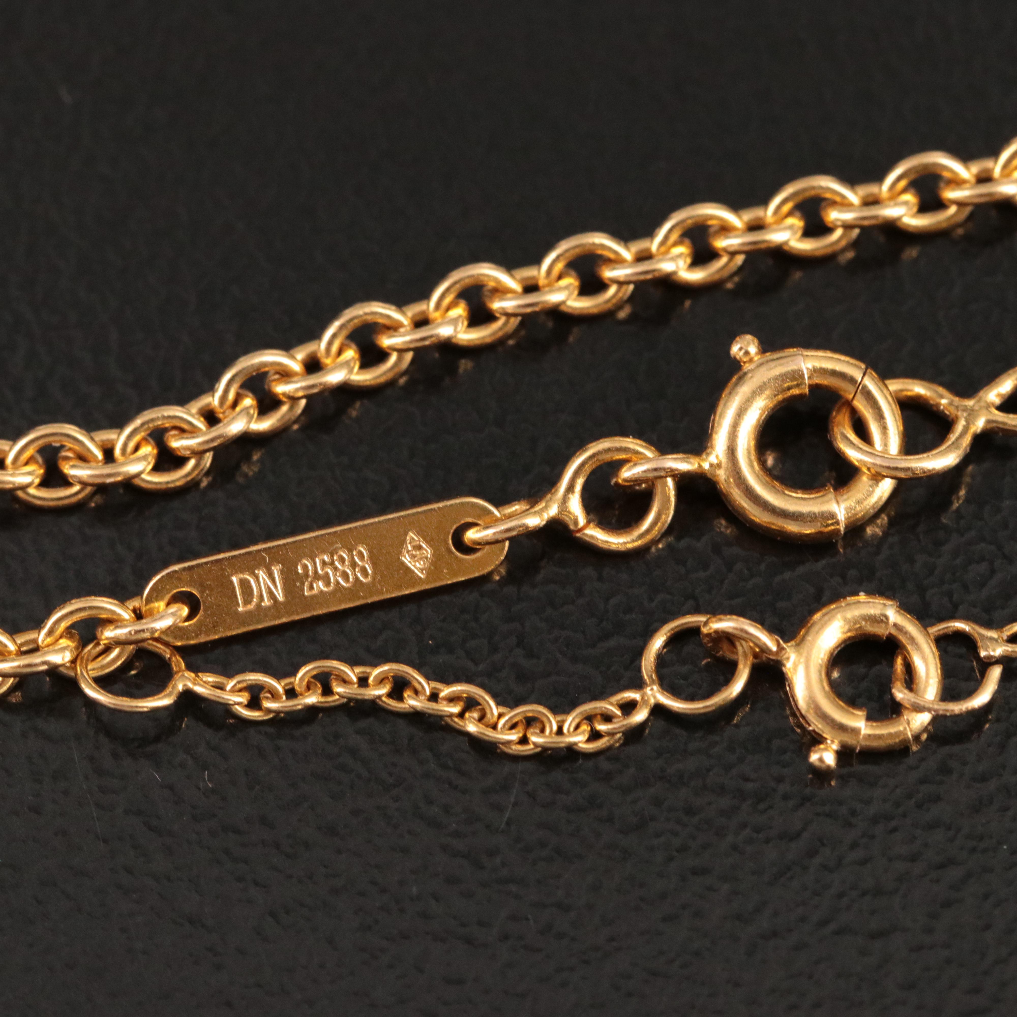 Cartier 18K Rolo Chain Necklace | Everything But The House