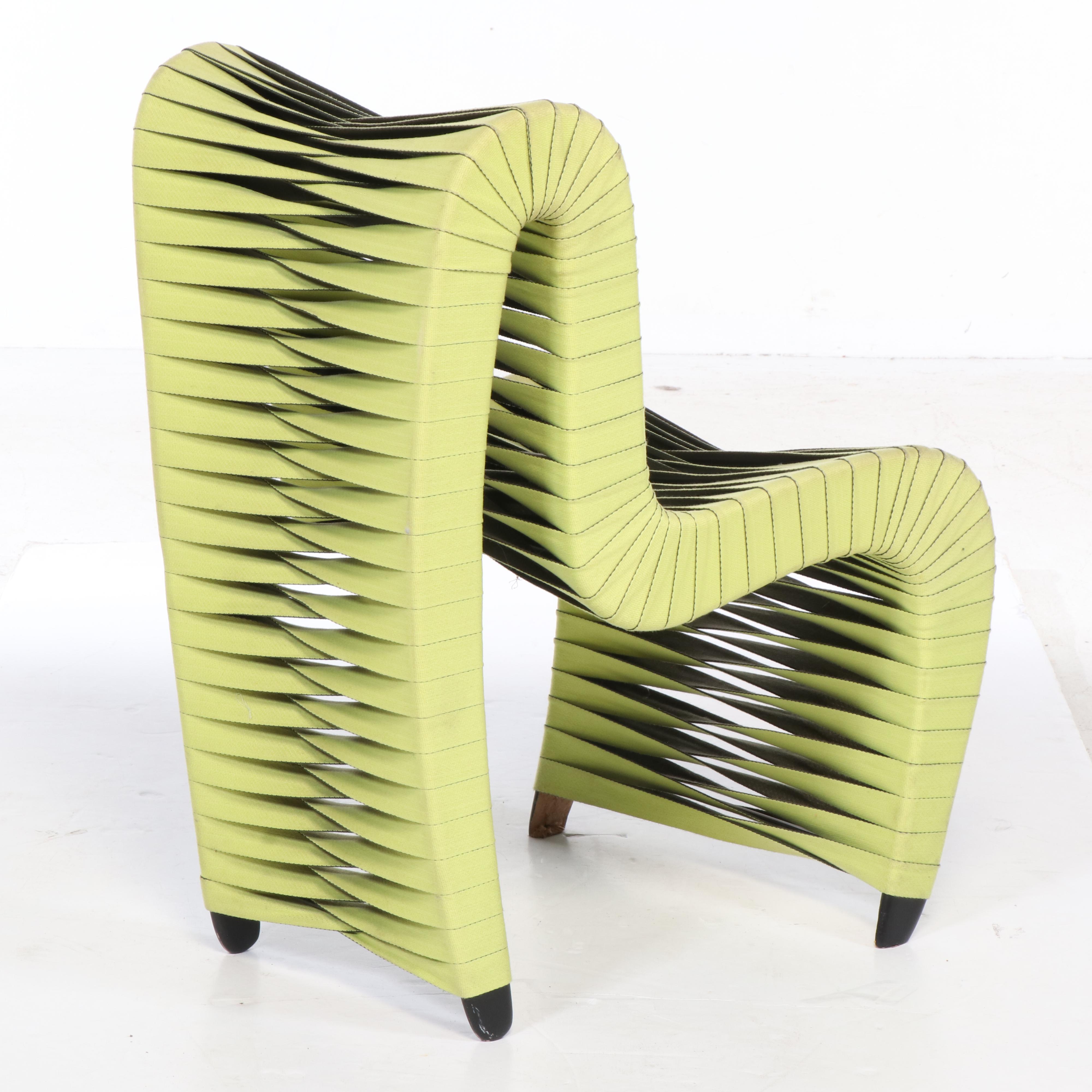 Phillips Collection Seatbelt Dining Chair | EBTH