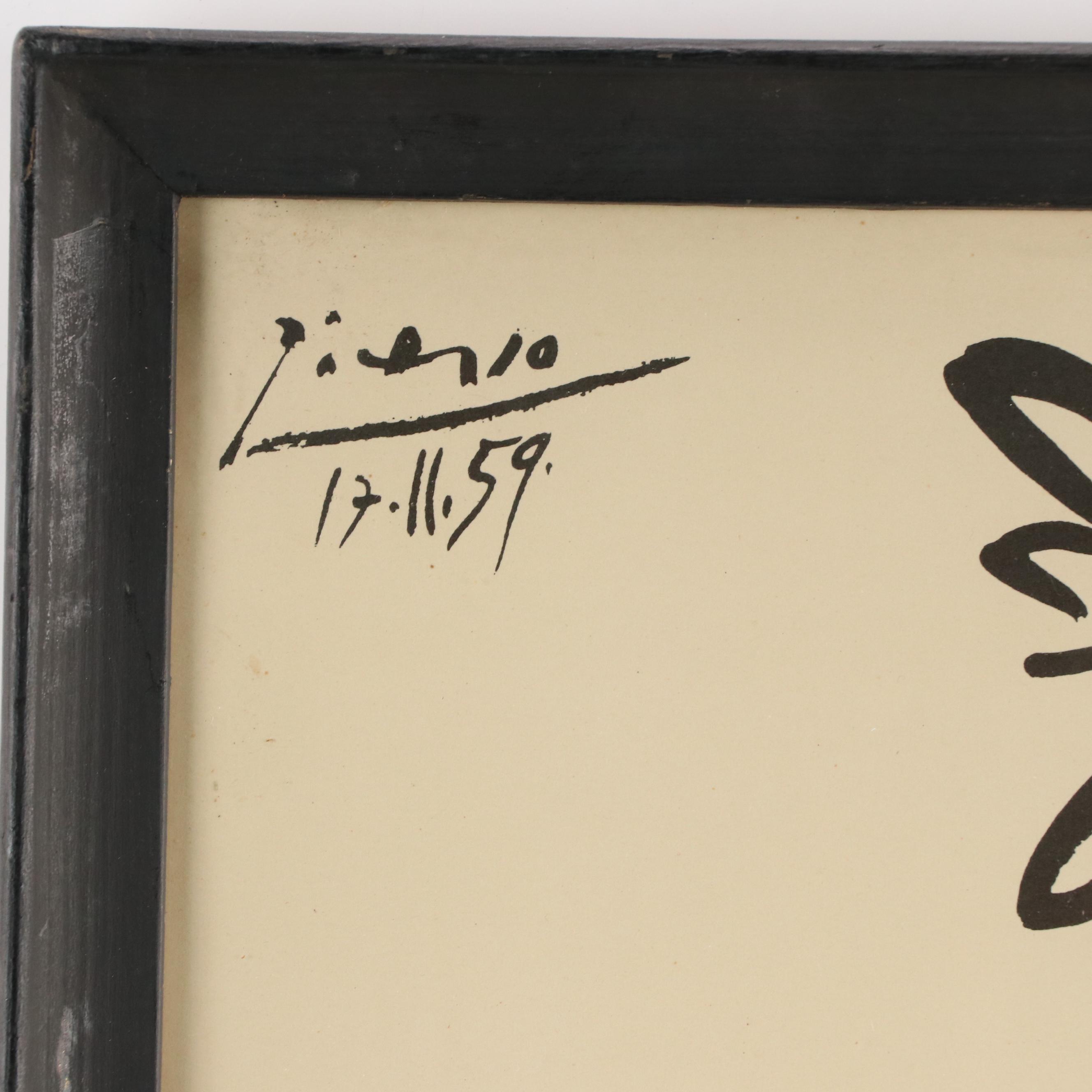 Lithograph After Pablo Picasso "La Danse du Berger" | EBTH