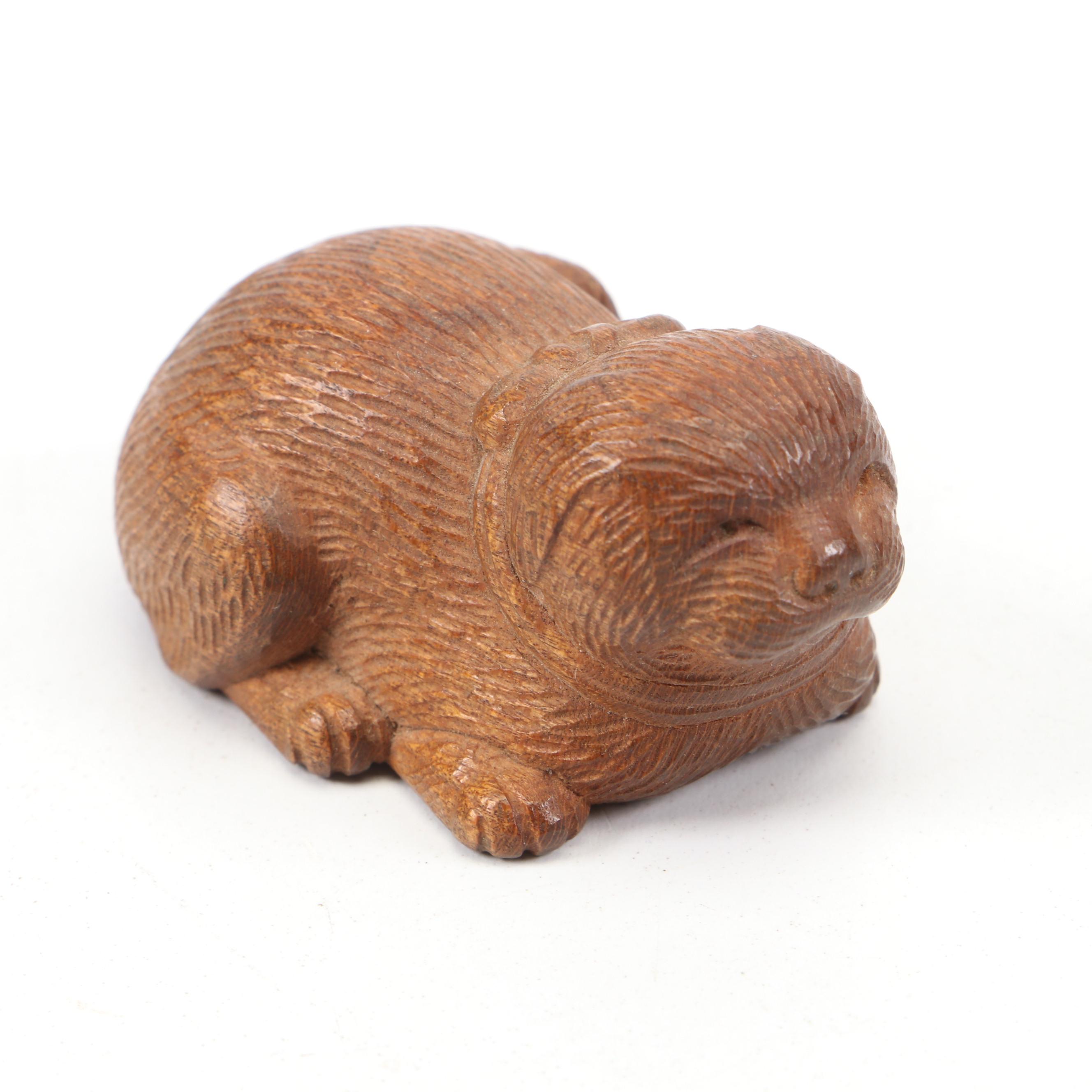 Japanese Carved Wooden Netsukes | Everything But The House