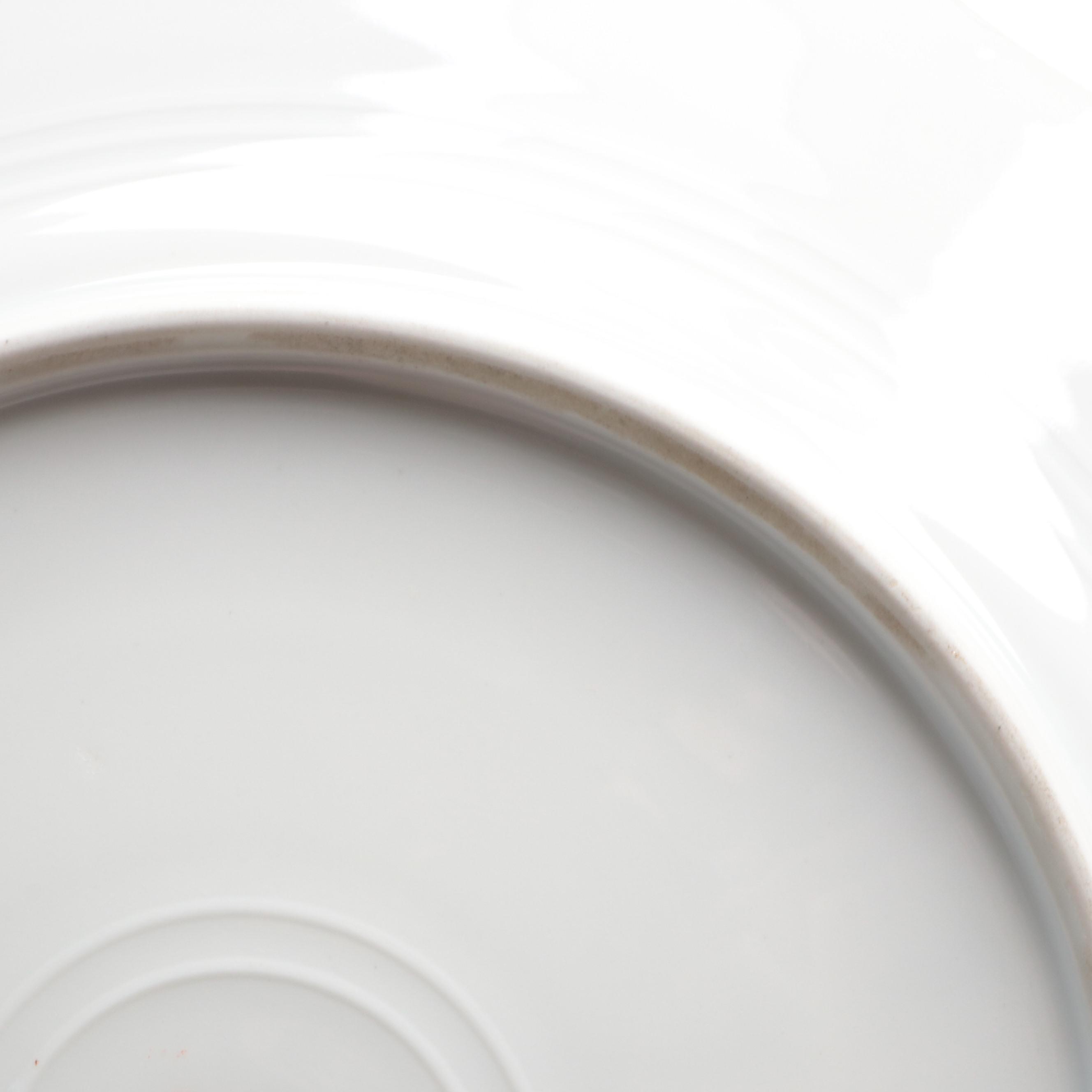 Jules Étienne French Porcelain Monogrammed Plates, Late 19th/Early 20th ...