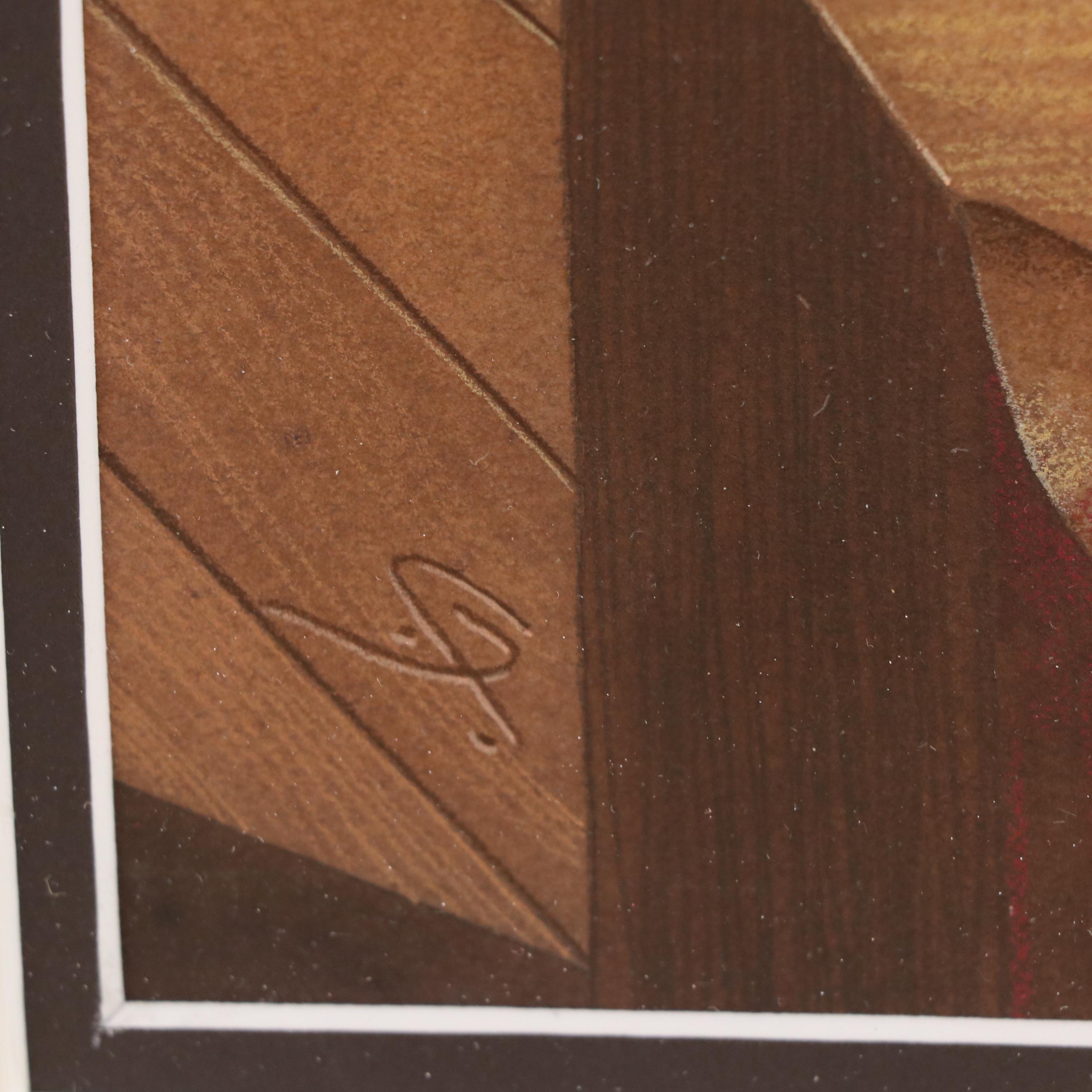 Chris Fox Payne Mixed Media Illustration "The Beheading of Princess Di ...