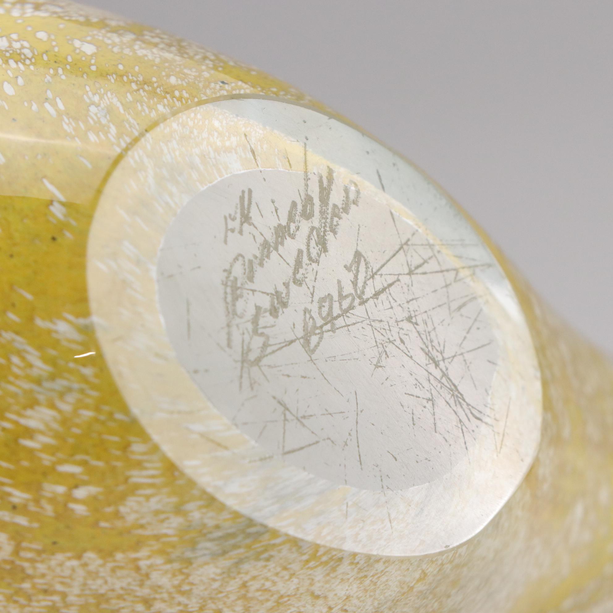 Joe Zimmerman Paperweight with Turtle Featured in Art Glass Paperweight ...