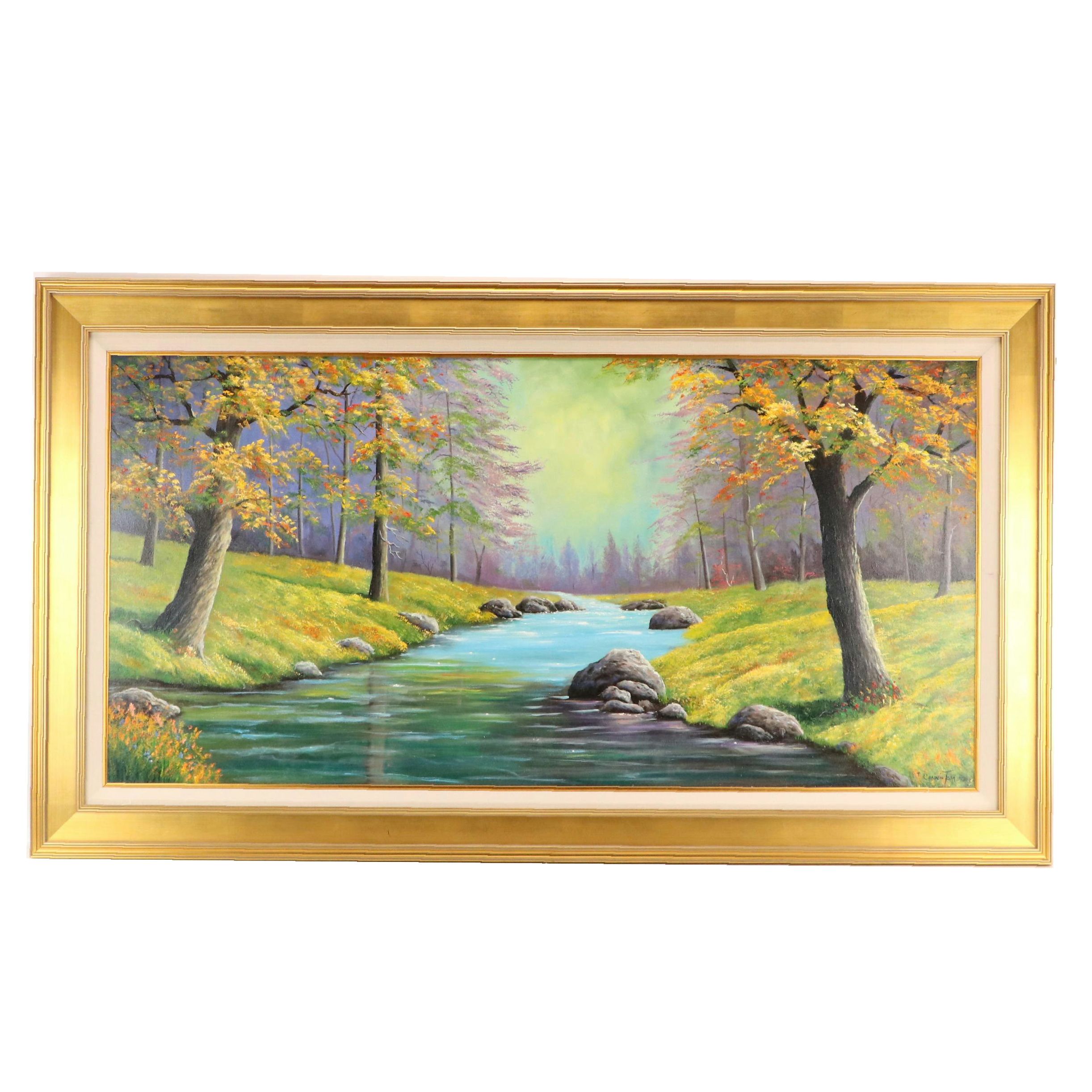 Connie Tom Landscape Oil Painting, 2012 | Everything But The House