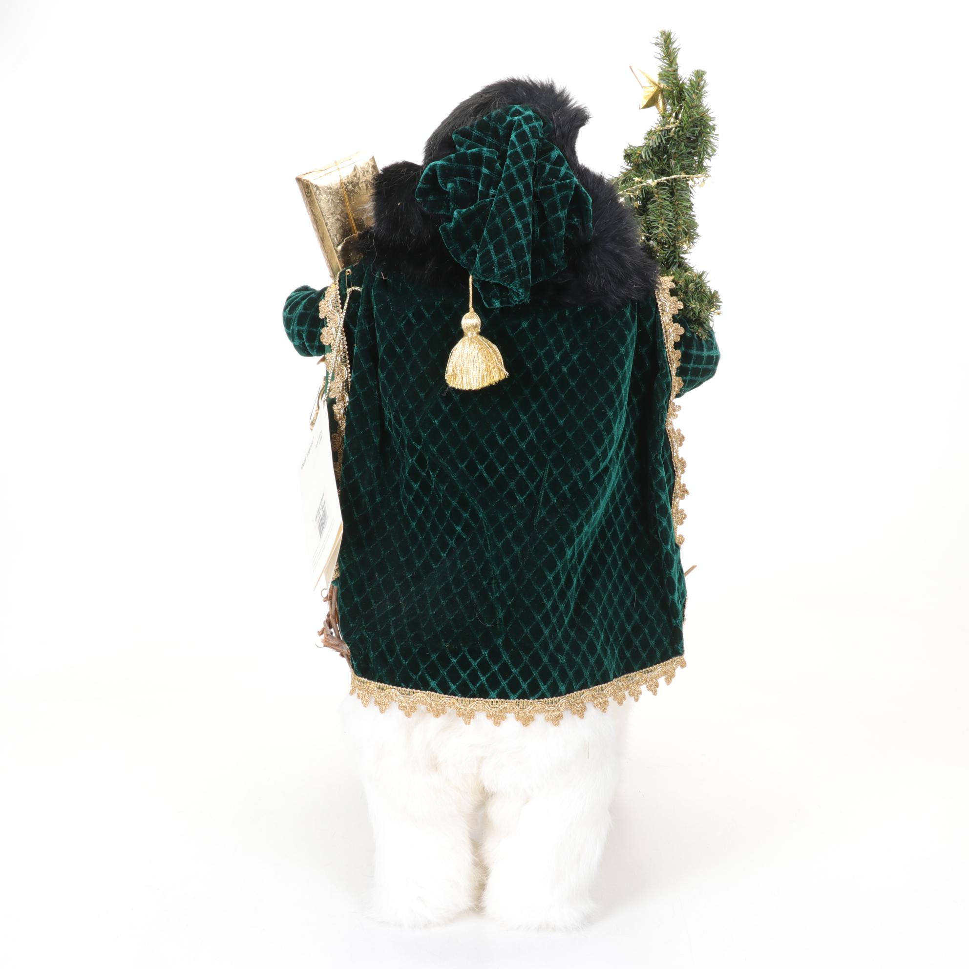 "Polar Express" Santa and Polar Bear Figurine by Lynn Haney, 2000 | EBTH