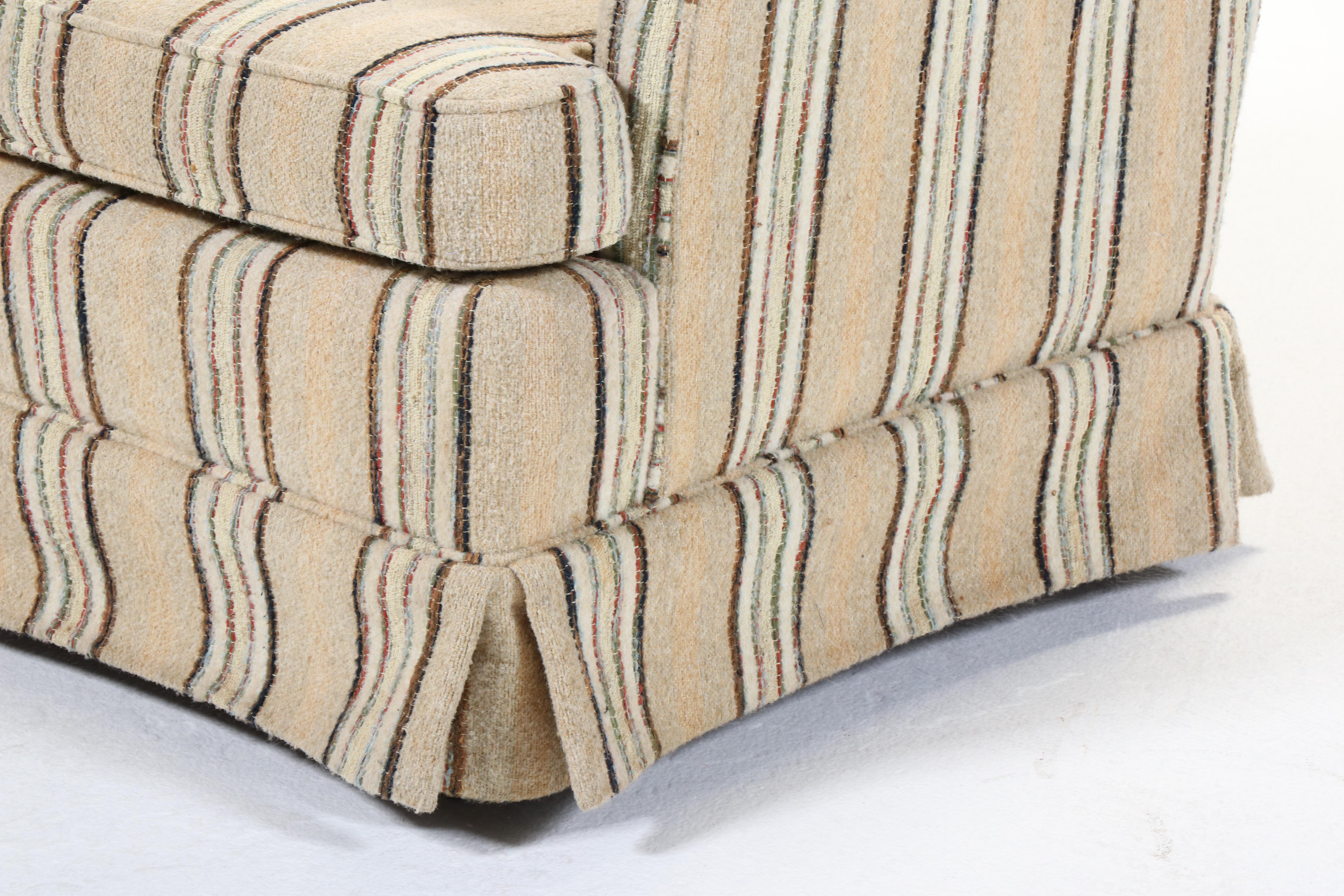 Pair of Woodmark Originals Modernist Custom-Upholstered Lounge Chairs ...