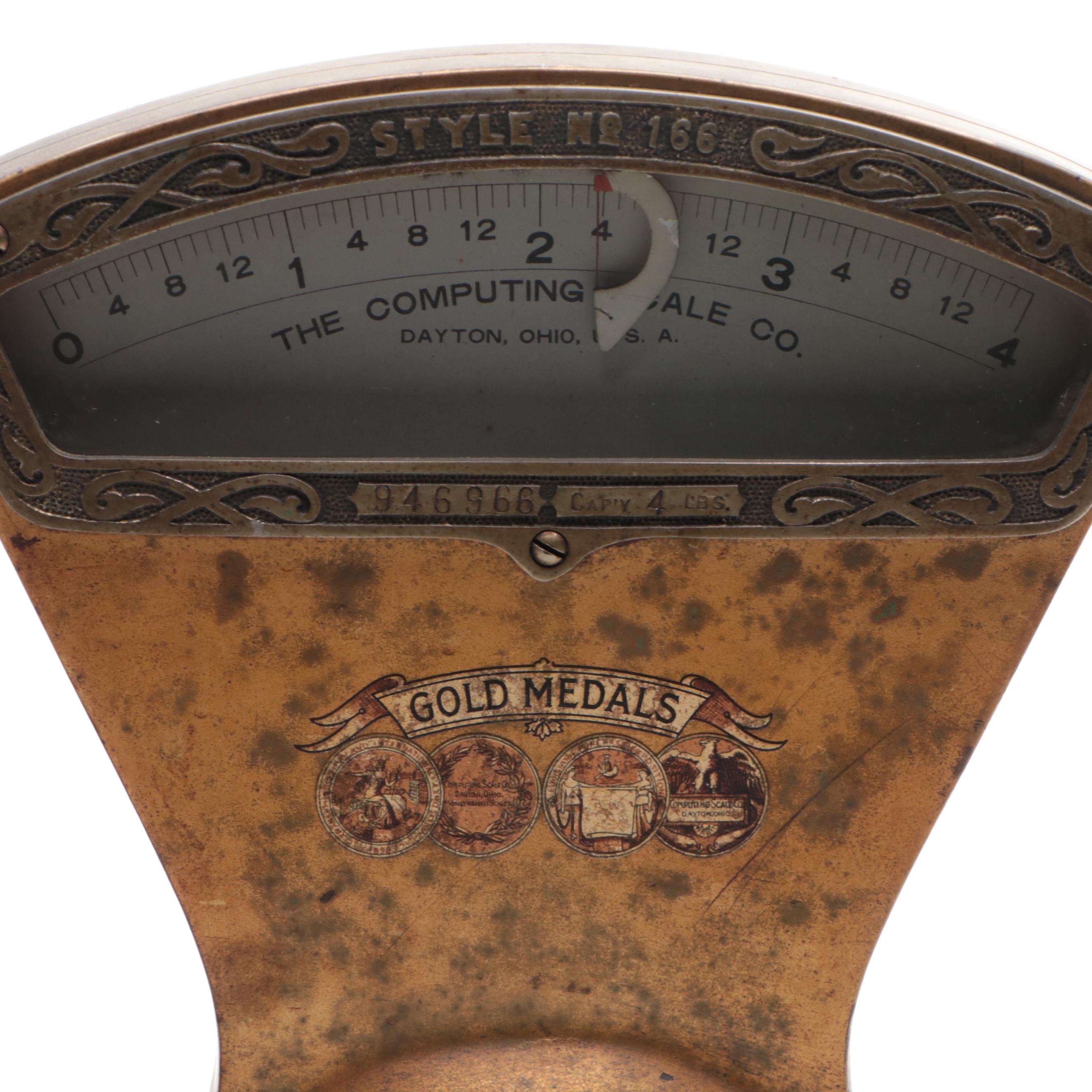 Dayton Computing Scale Co. No. 166 Candy Scale, Early 20th Century ...