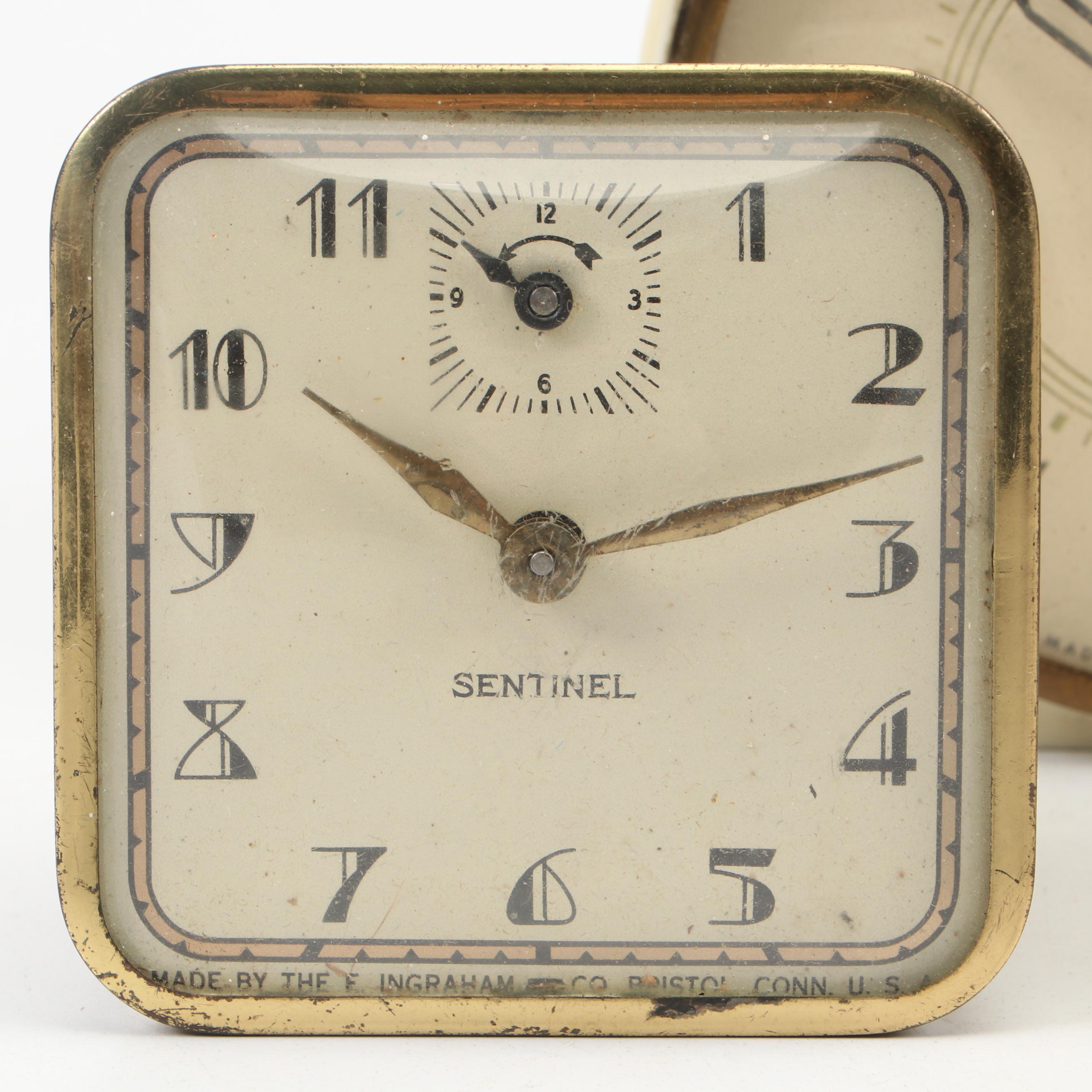 Westclox Baby Bens, Sentinel & Gilbert Alarm Clocks, Early to Mid-20th ...