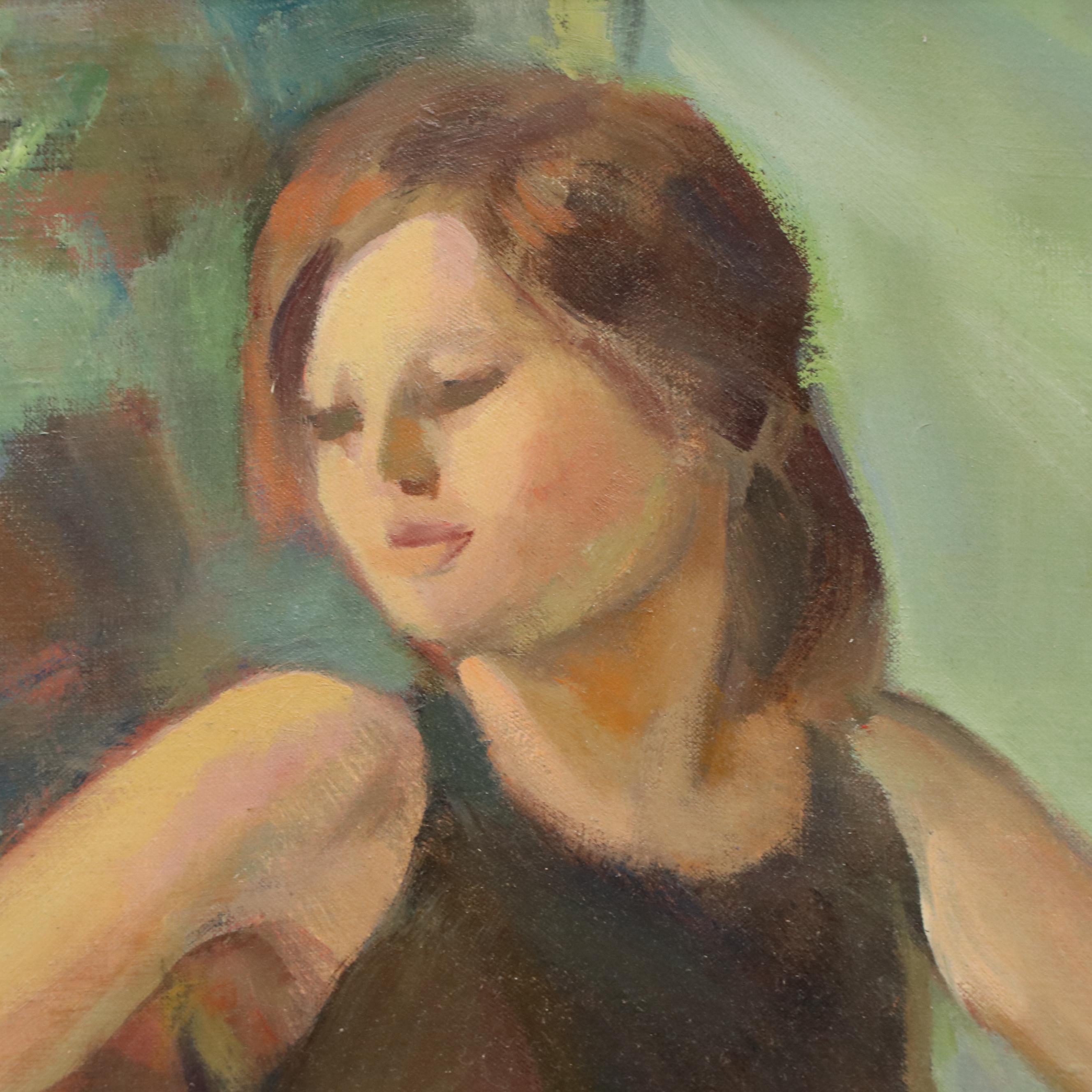 Marian D. Harris Oil Painting "Ballet Gossip" | Everything But The House