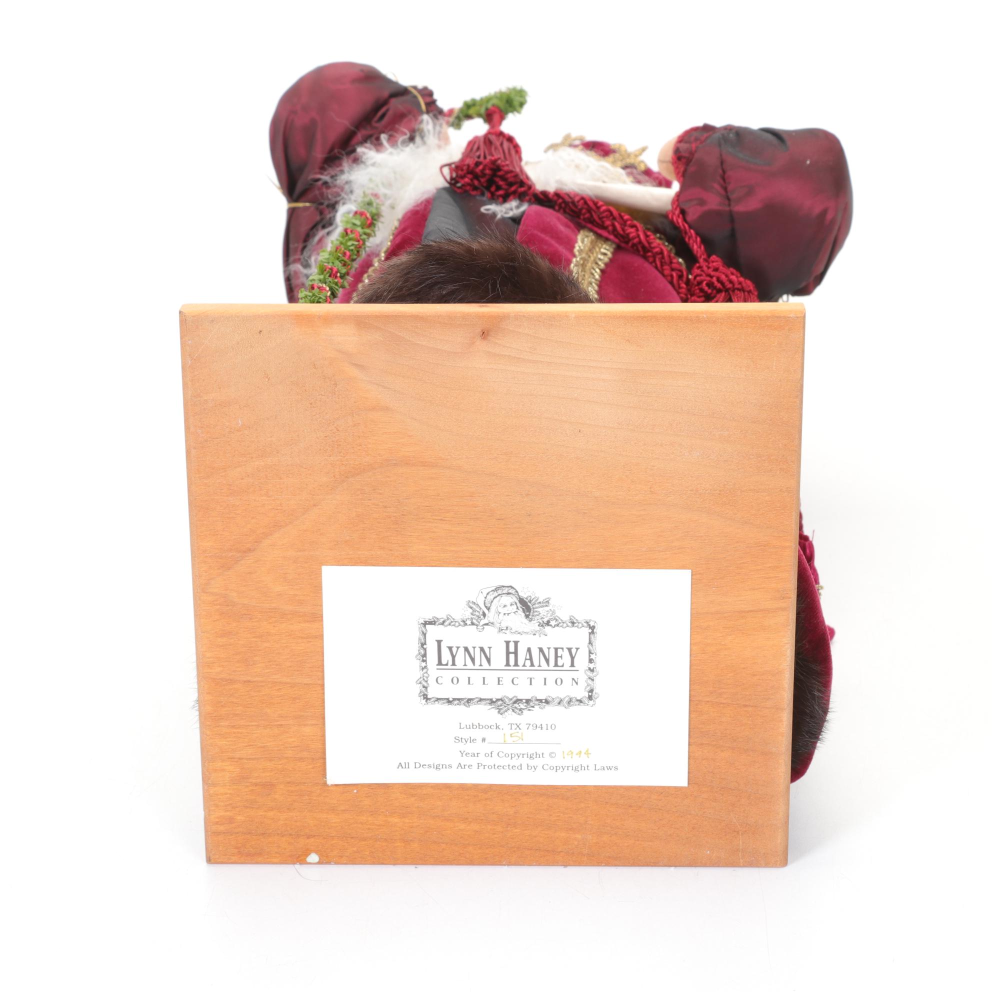 Lynn Haney Signed Santa Figurine, 1994 | Everything But The House