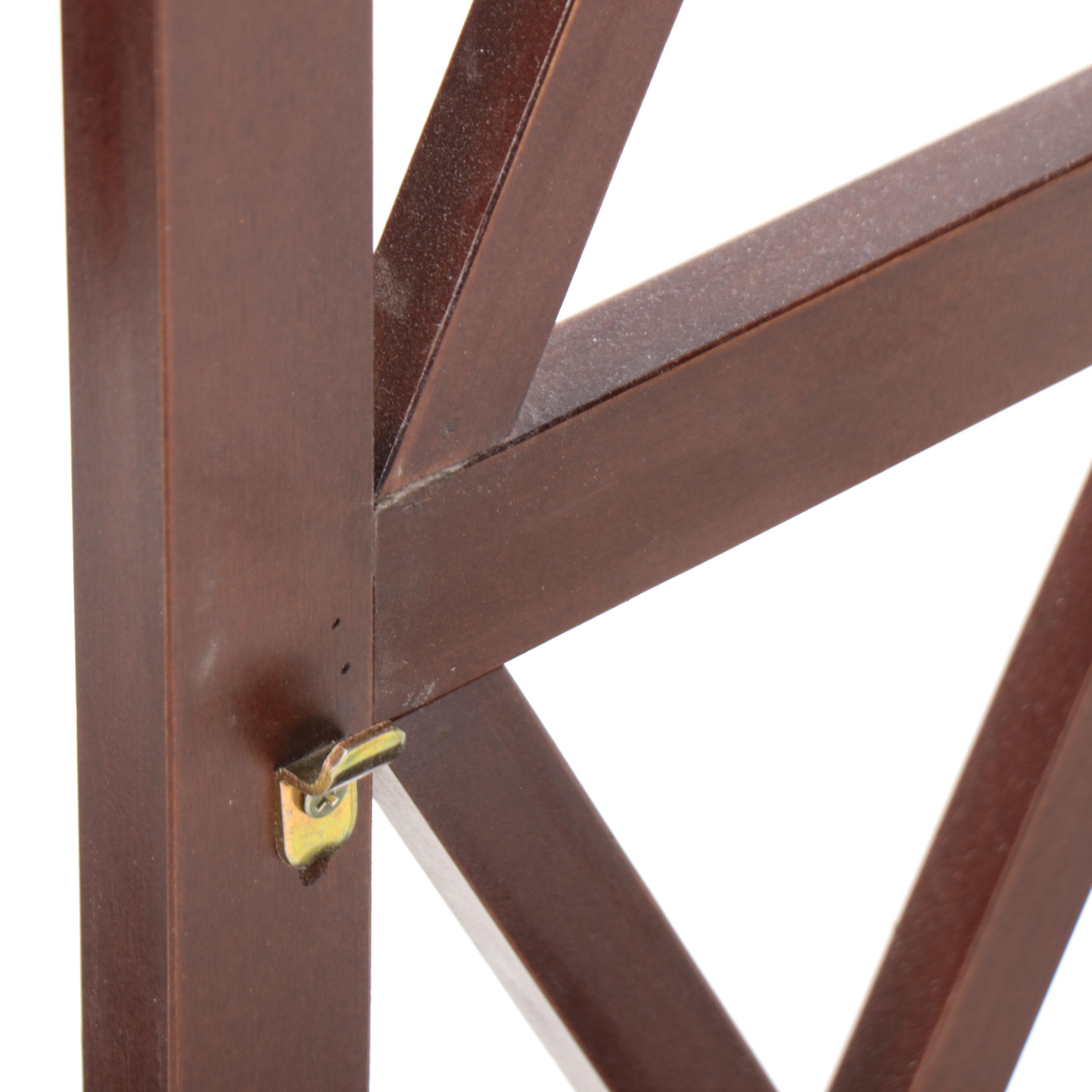 Wood Three-Tier Folding Corner Shelf Pair | Everything But The House