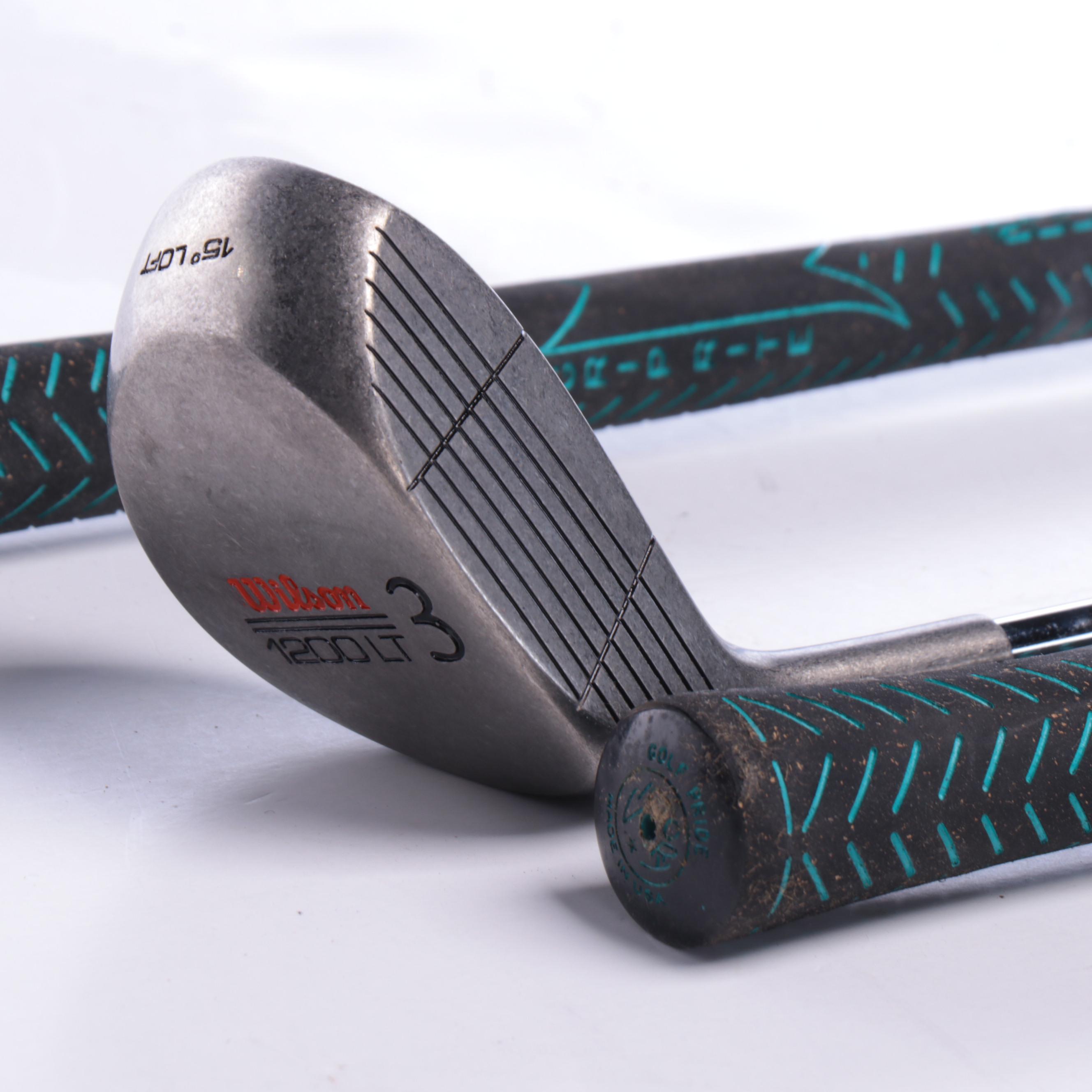 Wilson 1200LT Clubs Including Woods and Irons, Late 20th Century | EBTH