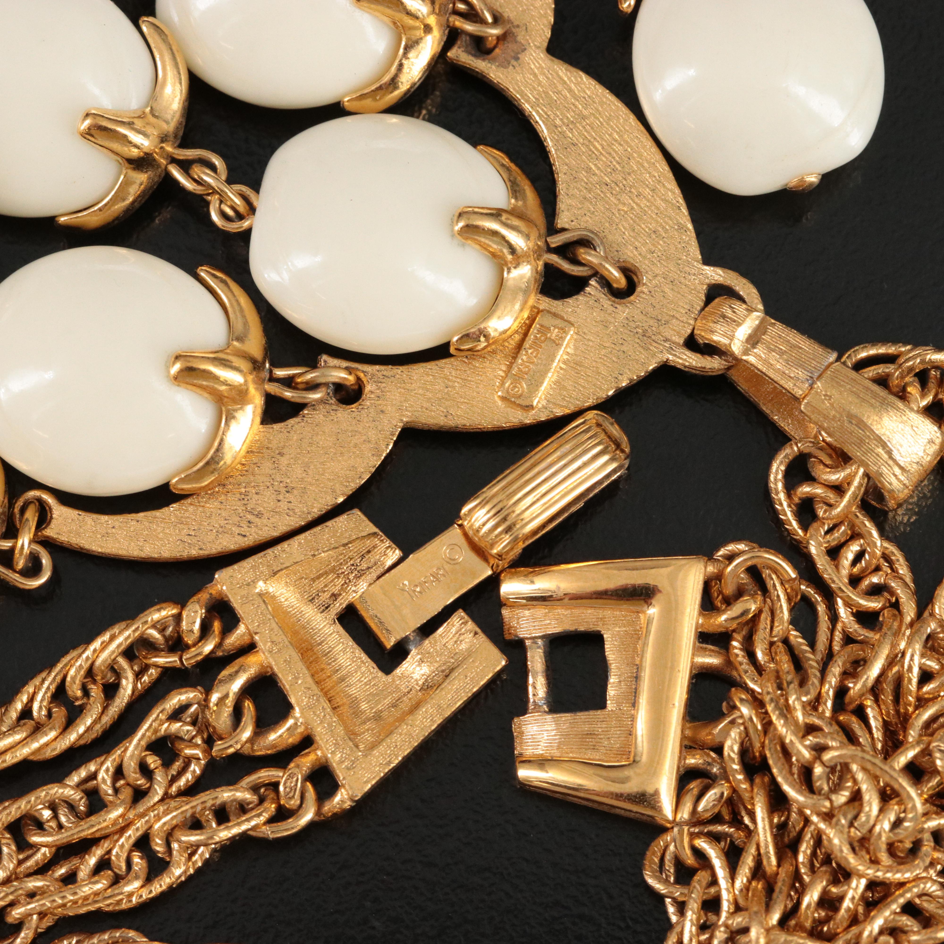 1970s Trifari Waterfall Statement Necklace | Everything But The House