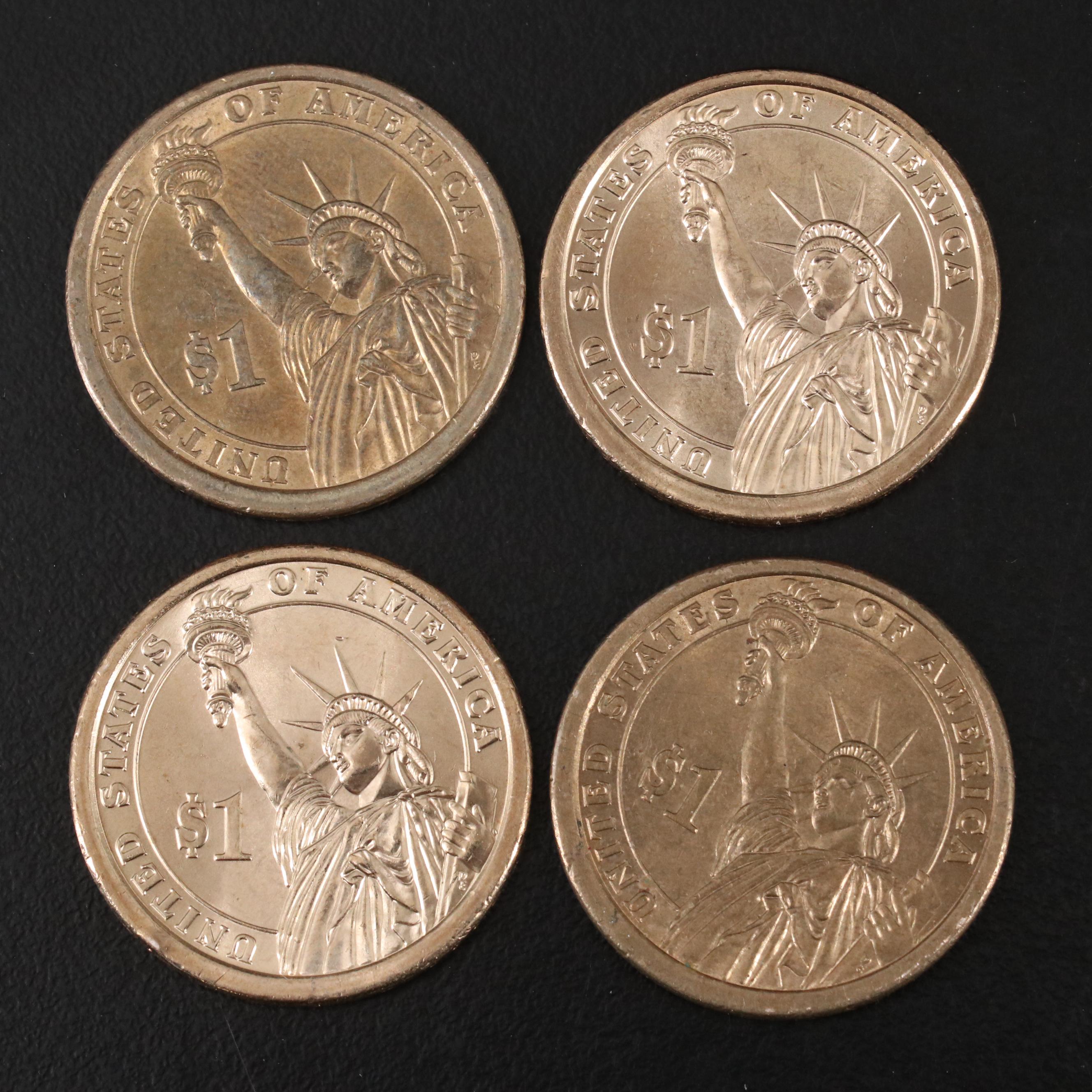 500 2008 John Quincy Adams "Spiked Eye" Error Presidential Dollars | EBTH